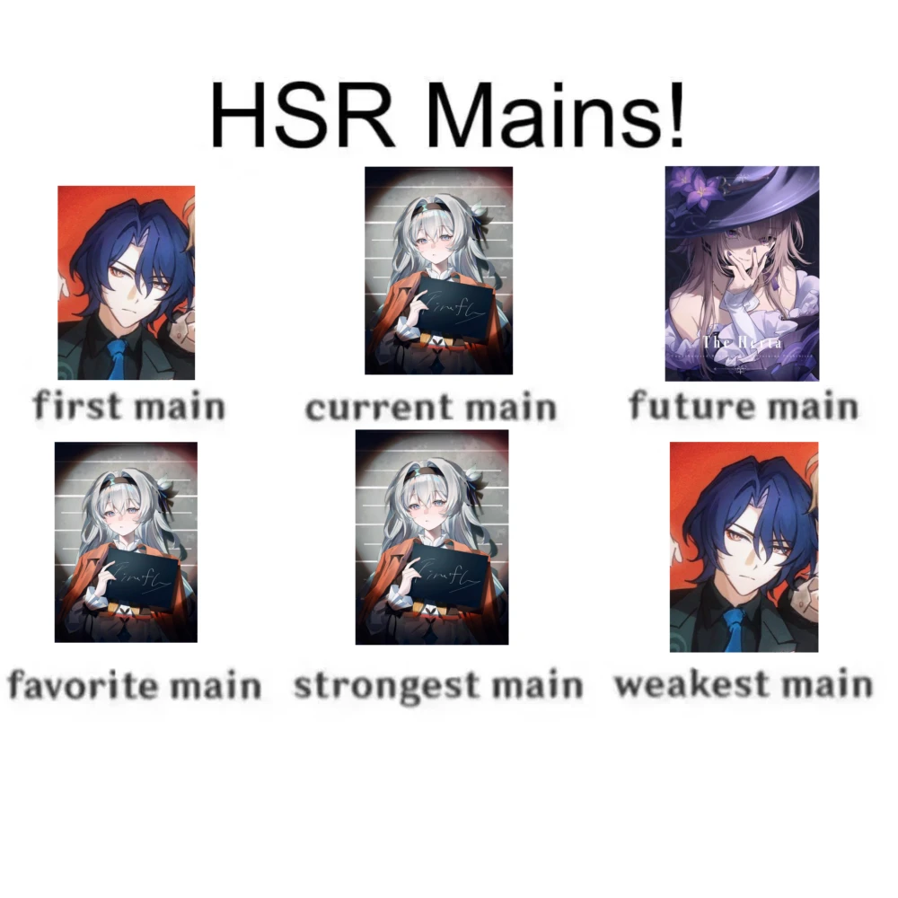 HSR MAINS! (source: Saved images in my gallery) Honkai: Star Rail | HoYoLAB