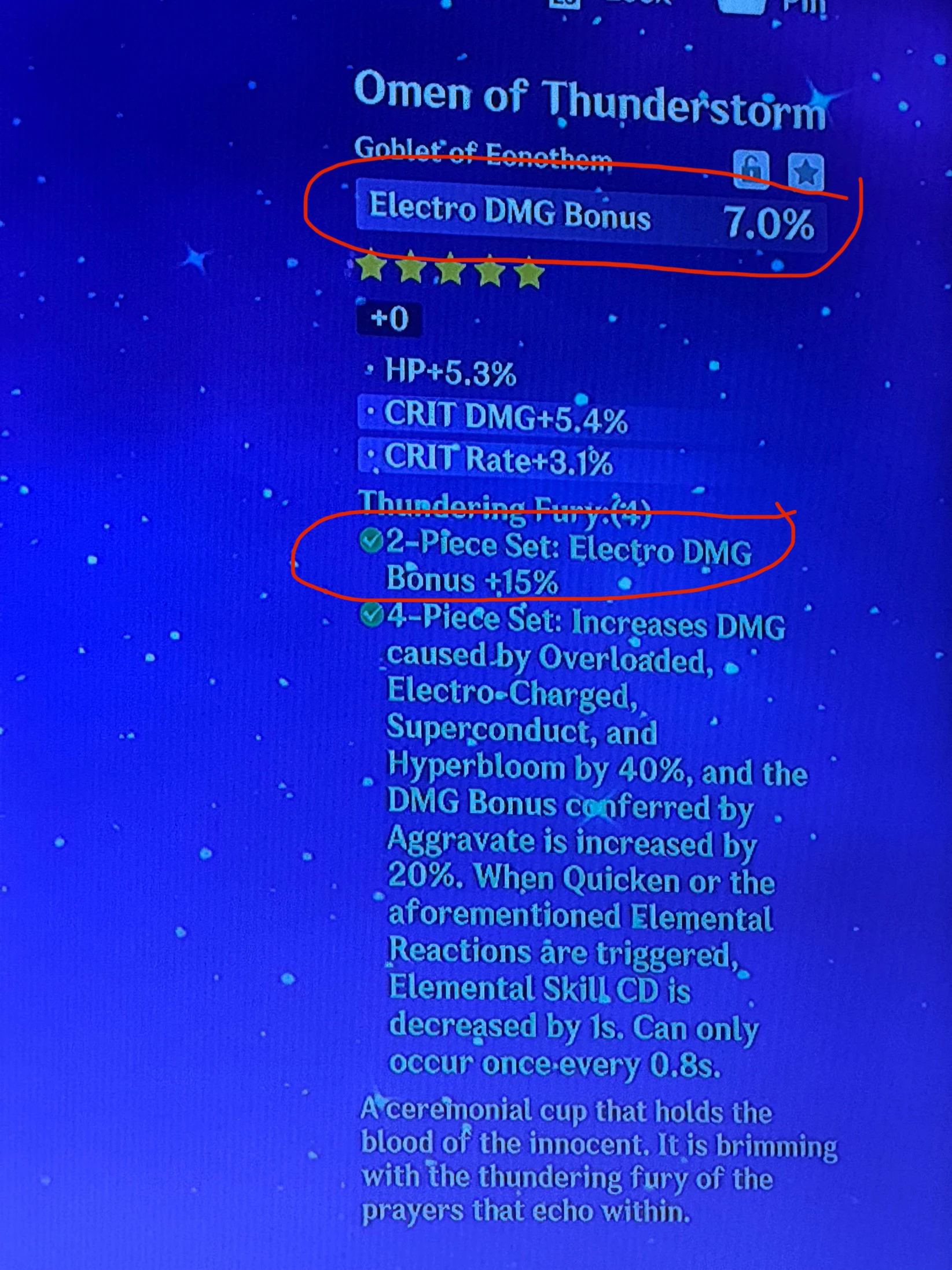 Do these effects stack? Thundering fury goblet for Lisa Genshin Impact | HoYoLAB