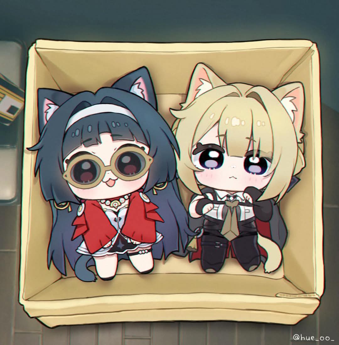 Neko Astra Yao y Neko Evelyn kawaii💖😻 Zenless Zone Zero | HoYoLAB