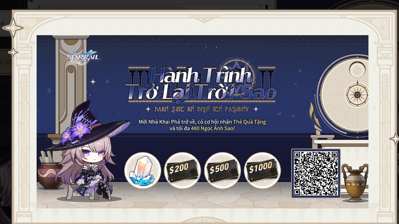 HSR "Journey Back" event version 3.0 (Sự kiện "Hành Trình Quay Trở Về ...