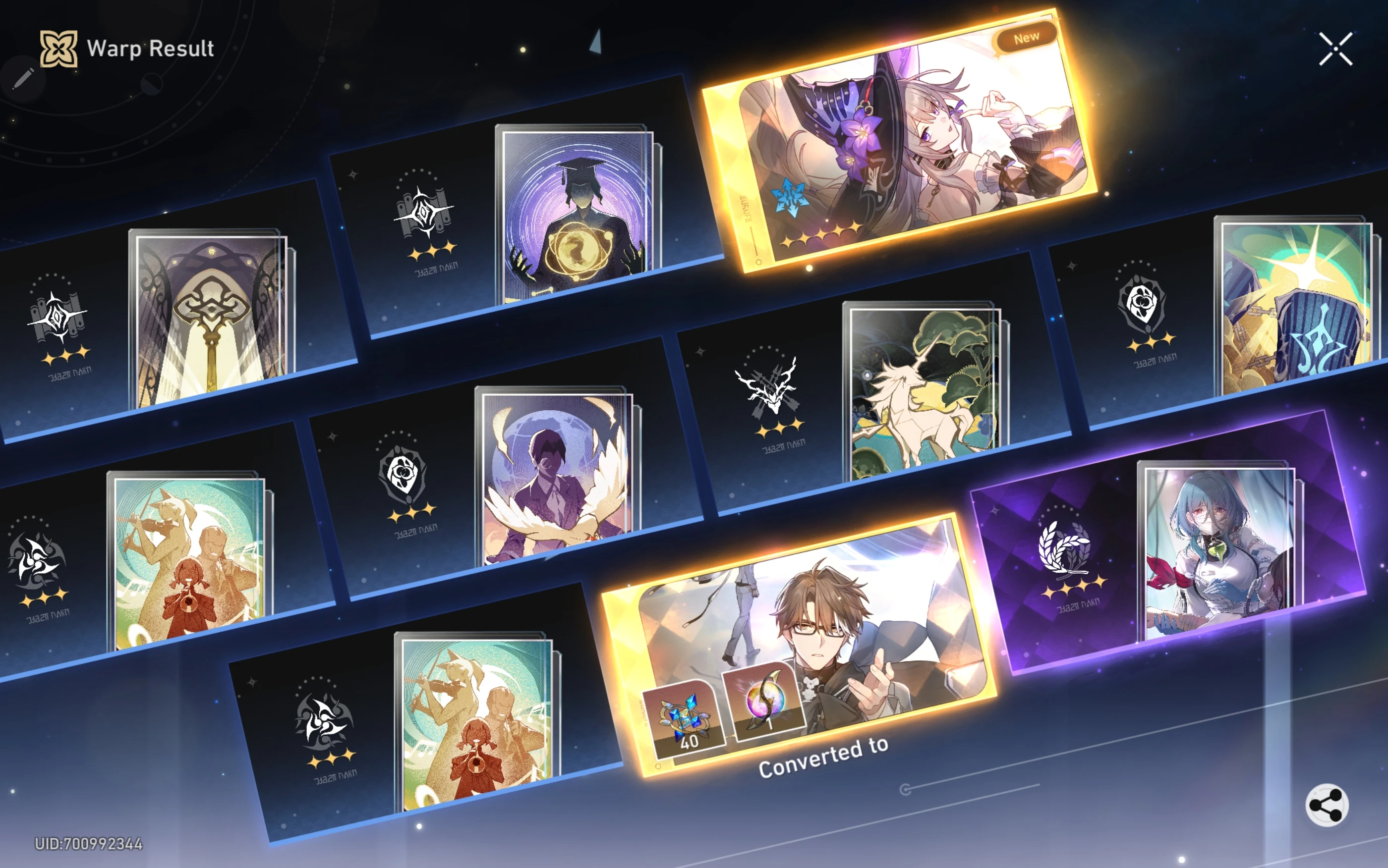 First Double 5 star pull Honkai: Star Rail | HoYoLAB