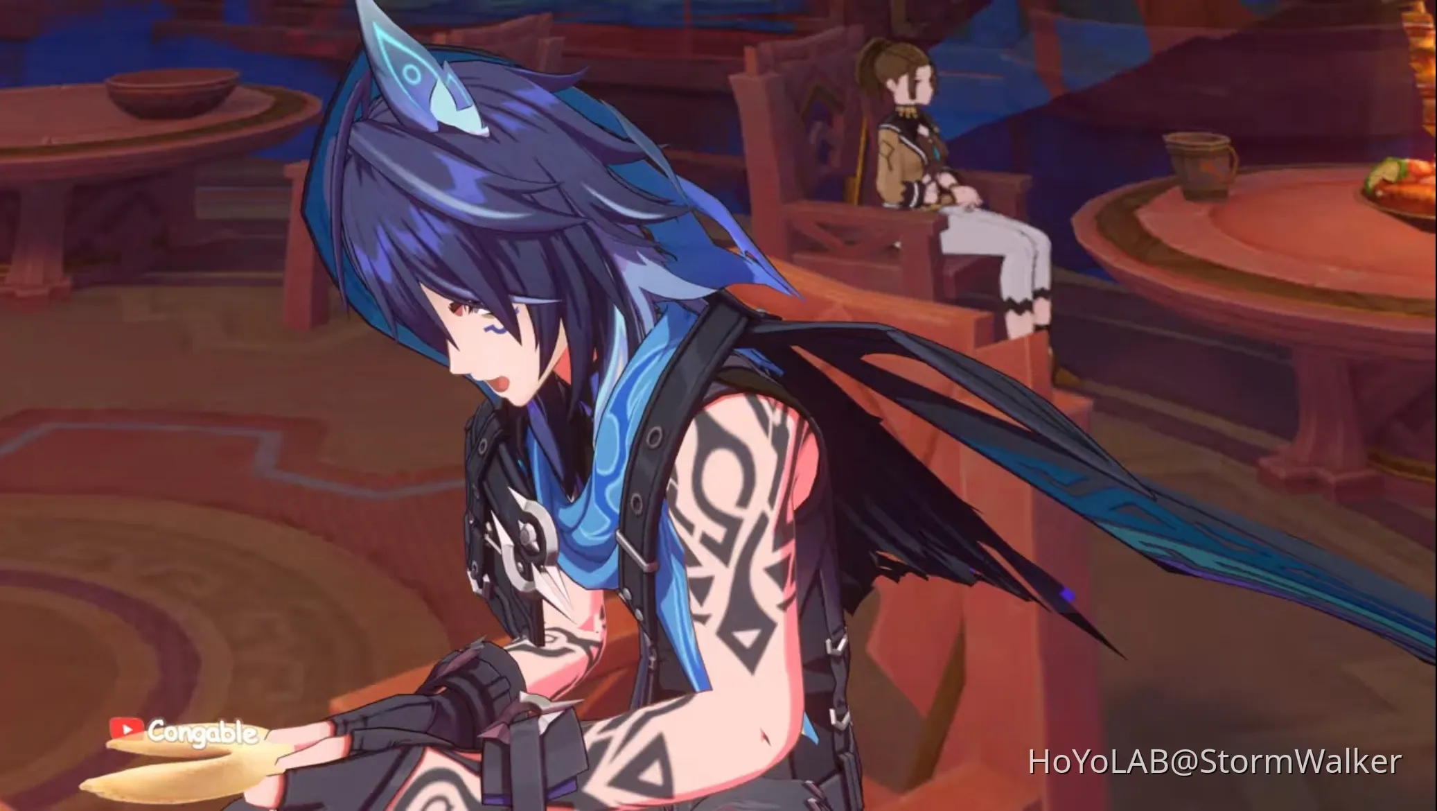 Alejandro eating stuff #7 (Fortune cookie given by ororon) | HoYoLAB