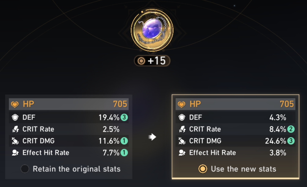 All the future Variable Dice luck went into this... praise Herta ...