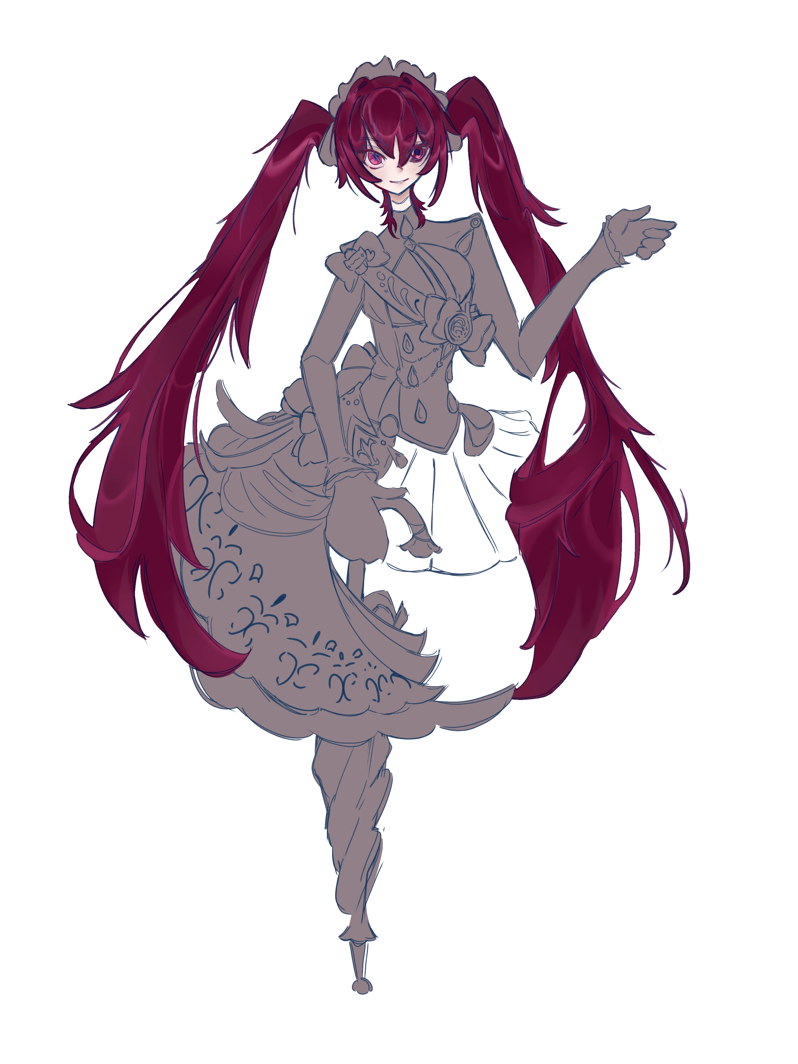 Another OC WIP!! (too lazy to draw legs) Genshin Impact | HoYoLAB
