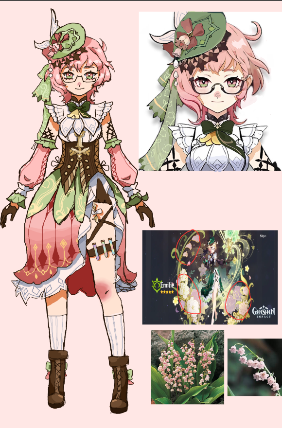 Emilie Redesign / Recolor! (Srry for lazy pfp) Genshin Impact | HoYoLAB