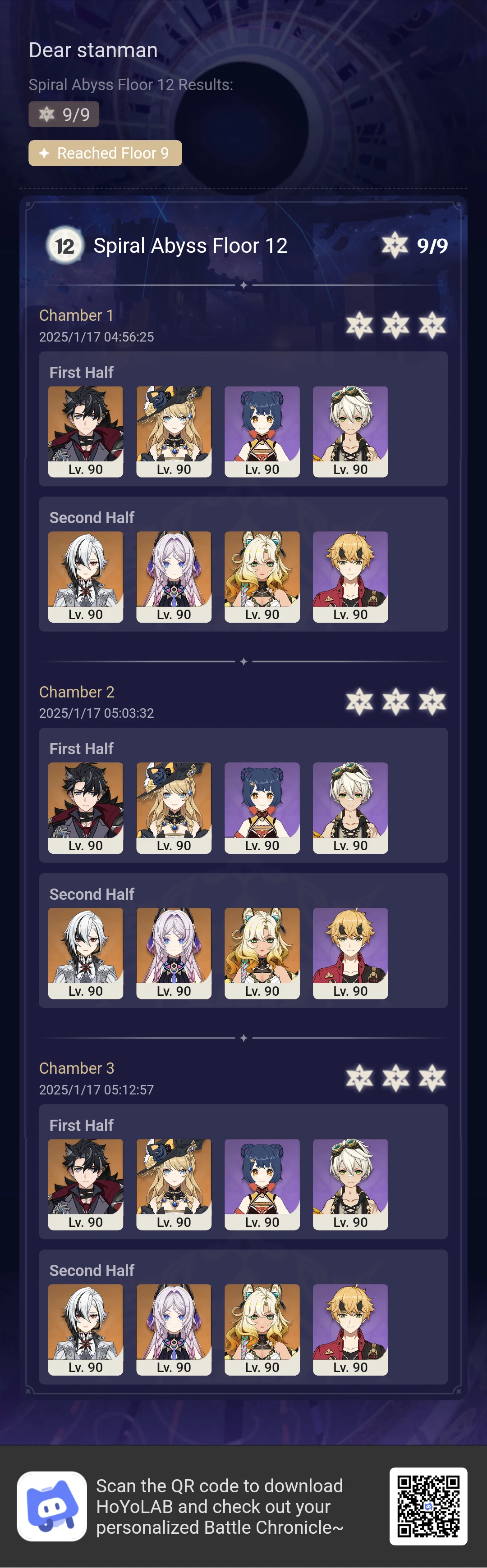 spiral abyss floor 12 Genshin Impact | HoYoLAB