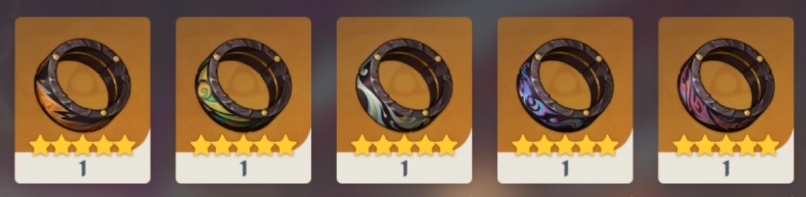 I finally got all obsidian rings!! Genshin Impact | HoYoLAB