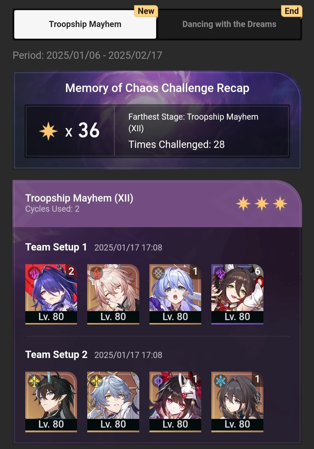 0 cycle first half thank to variable dice Honkai: Star Rail | HoYoLAB