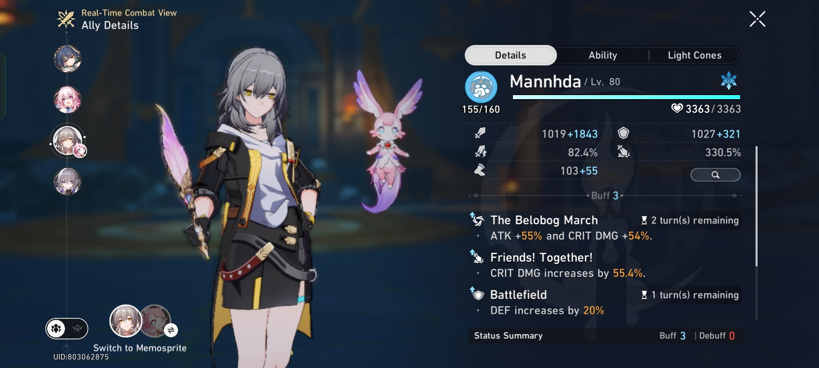 Not Rememberance MC feels more like Harmony than Harmony MC Honkai ...