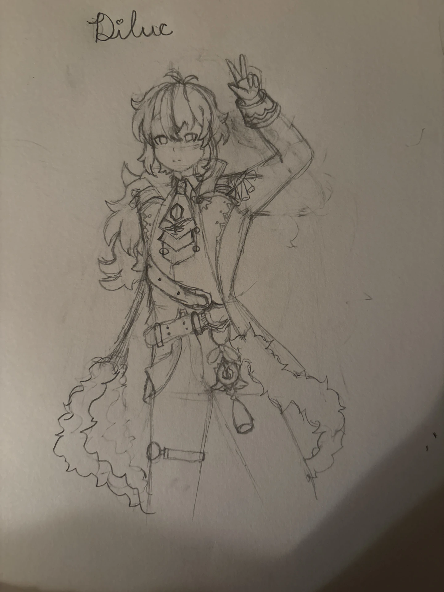 Diluc drawing Genshin Impact | HoYoLAB