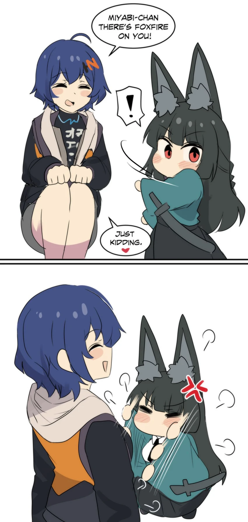 Cute Belle and Miyabi interaction Zenless Zone Zero | HoYoLAB