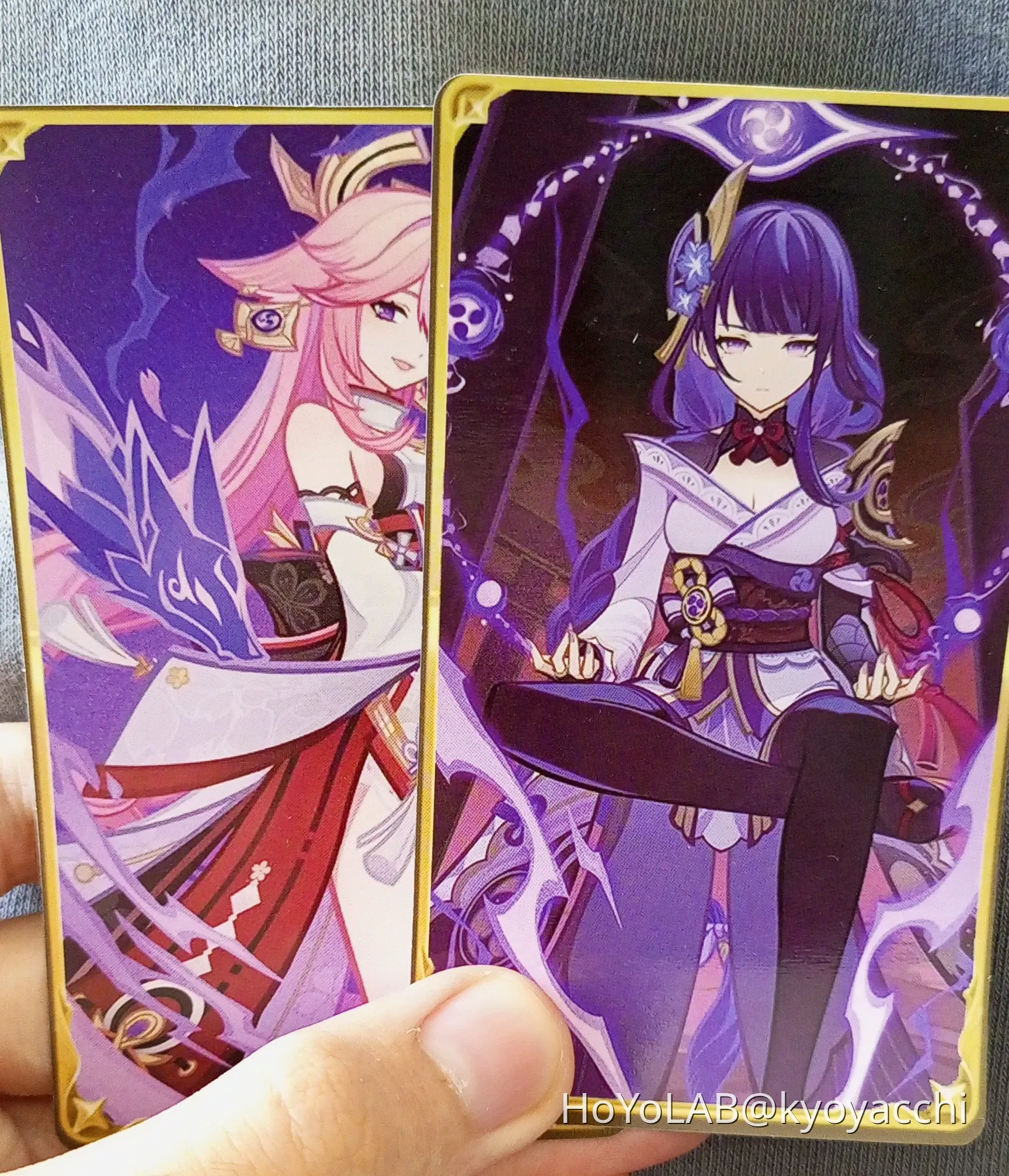 I BOUGHT EI and MIKO TCG cards Genshin Impact | HoYoLAB