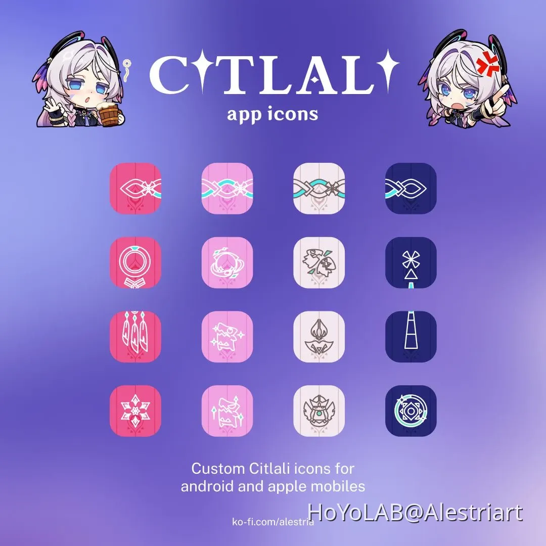 Celebrate Citlali’s Grace with a Custom Icon Pack! ️ Genshin Impact ...