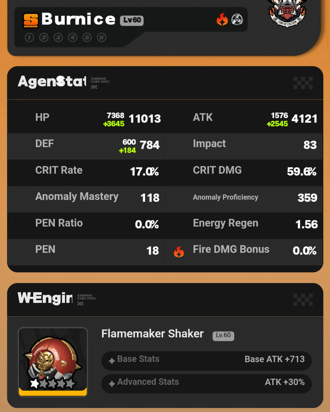 Curious to see what 6k+ Attack Burnice is like Zenless Zone Zero | HoYoLAB