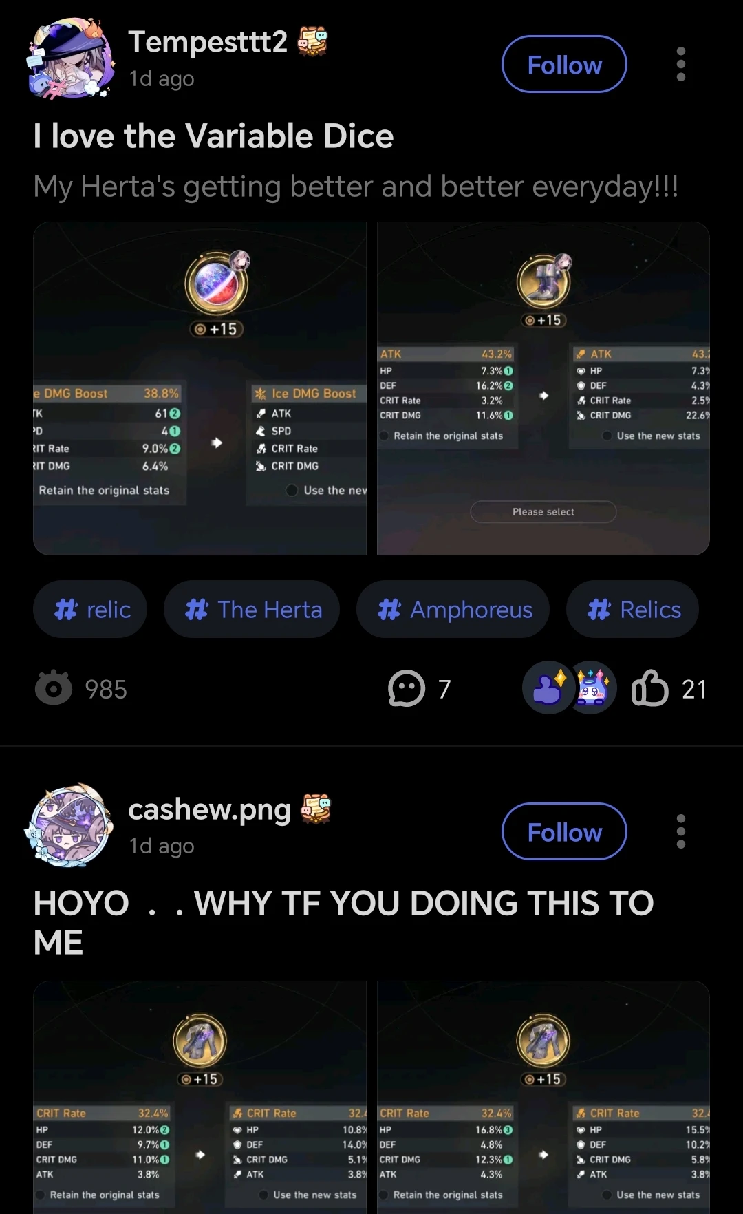 Duality of Variable Dice 😂 Honkai: Star Rail | HoYoLAB