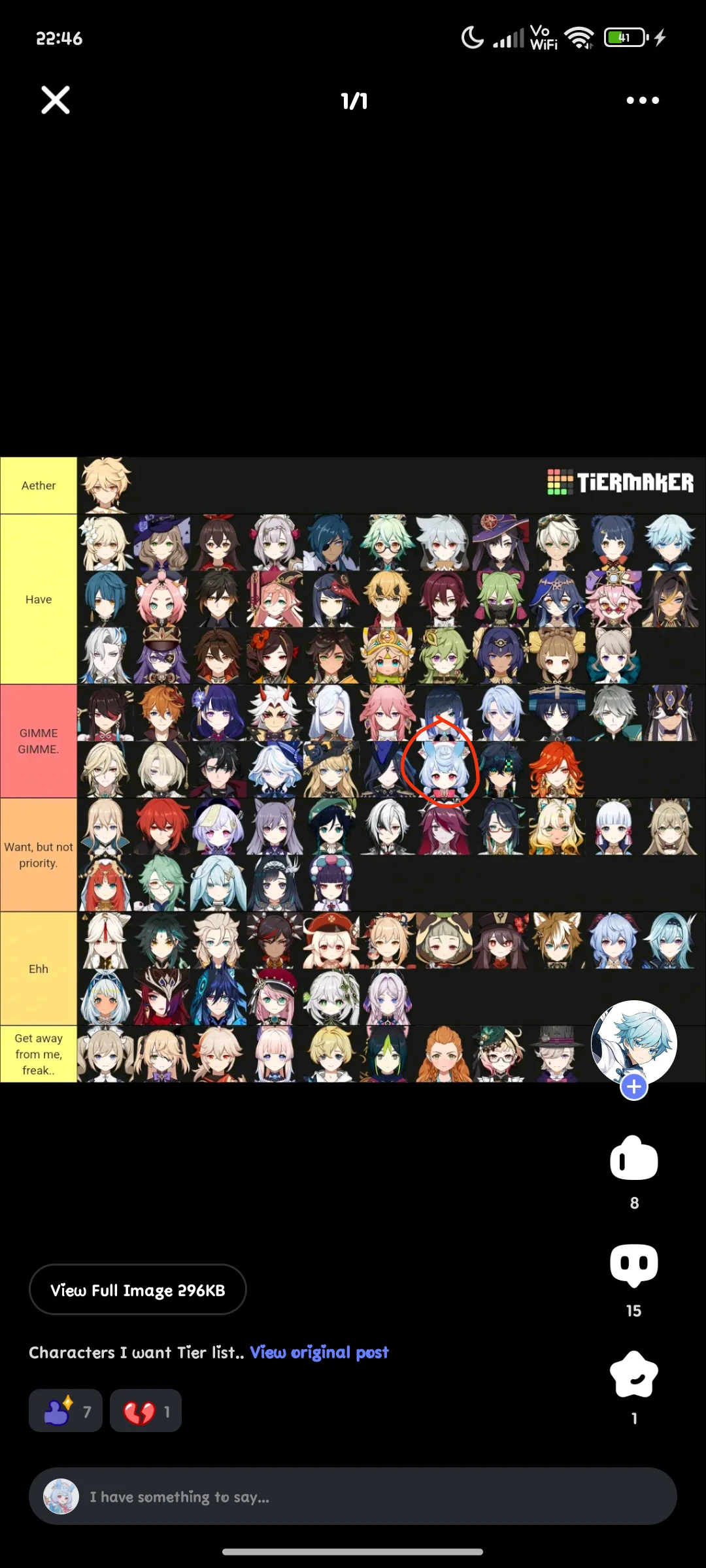 SIGEWINNE IS FINALLY GETTING RECOGNITION Genshin Impact | HoYoLAB