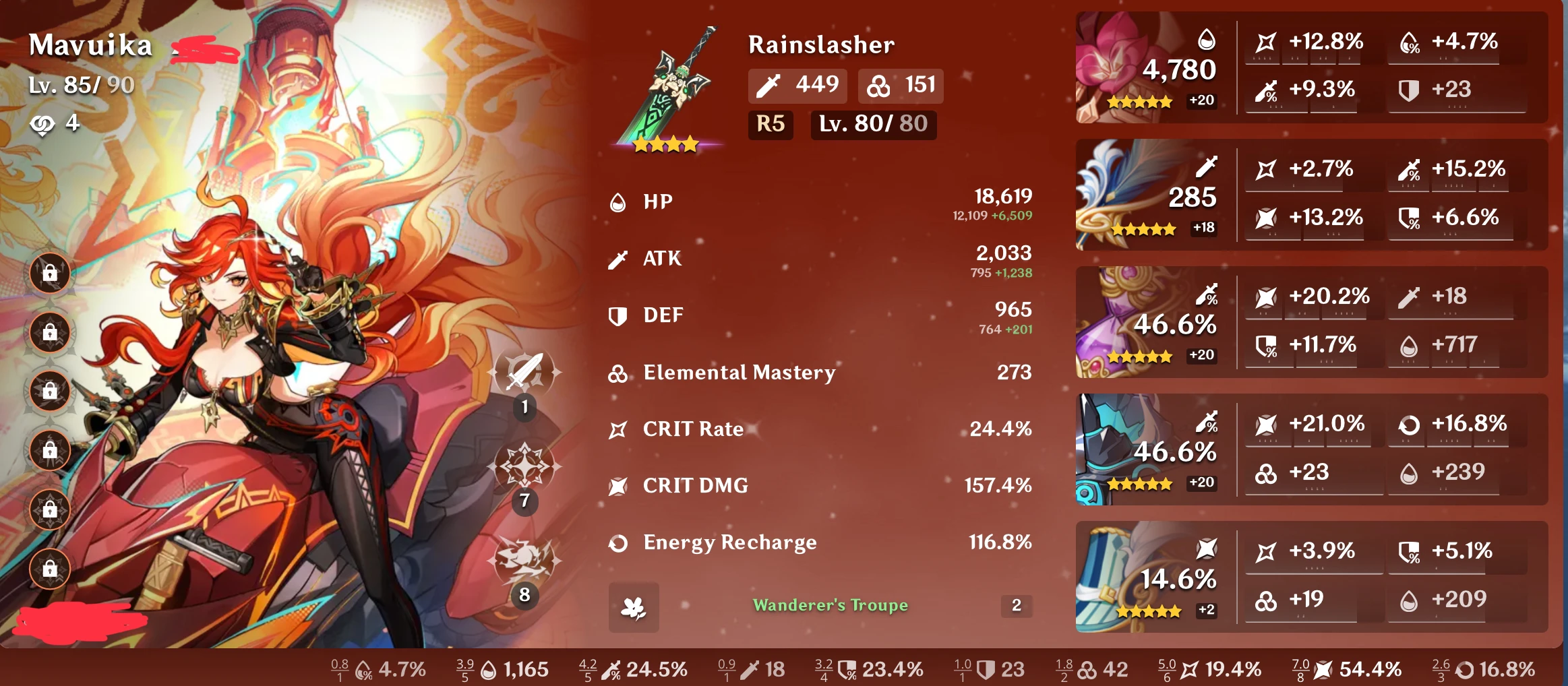 Part 2; is THIS a good Mauvika build? Genshin Impact | HoYoLAB