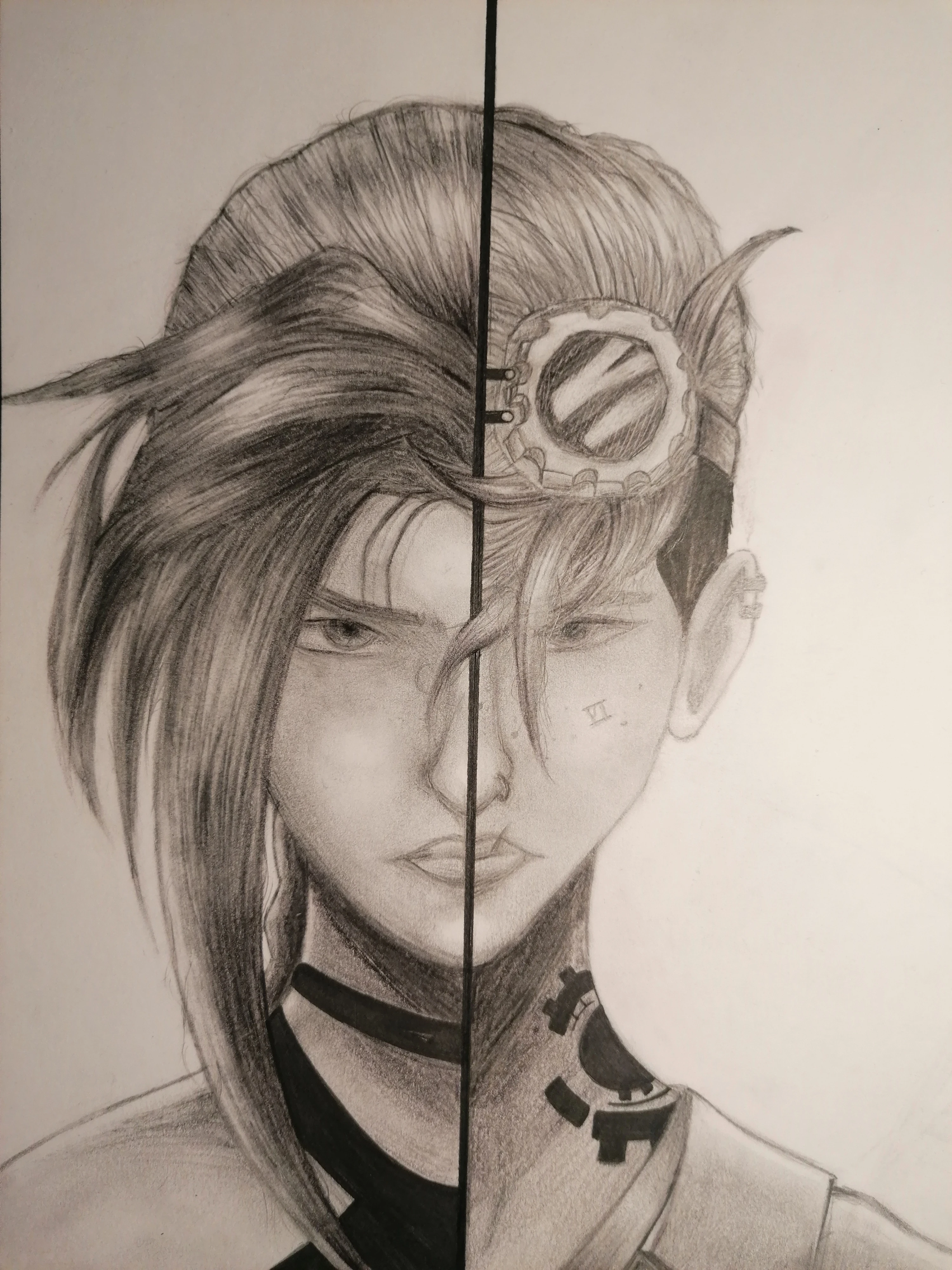 Dessin réaliste de Jinx et Violet Genshin Impact | HoYoLAB