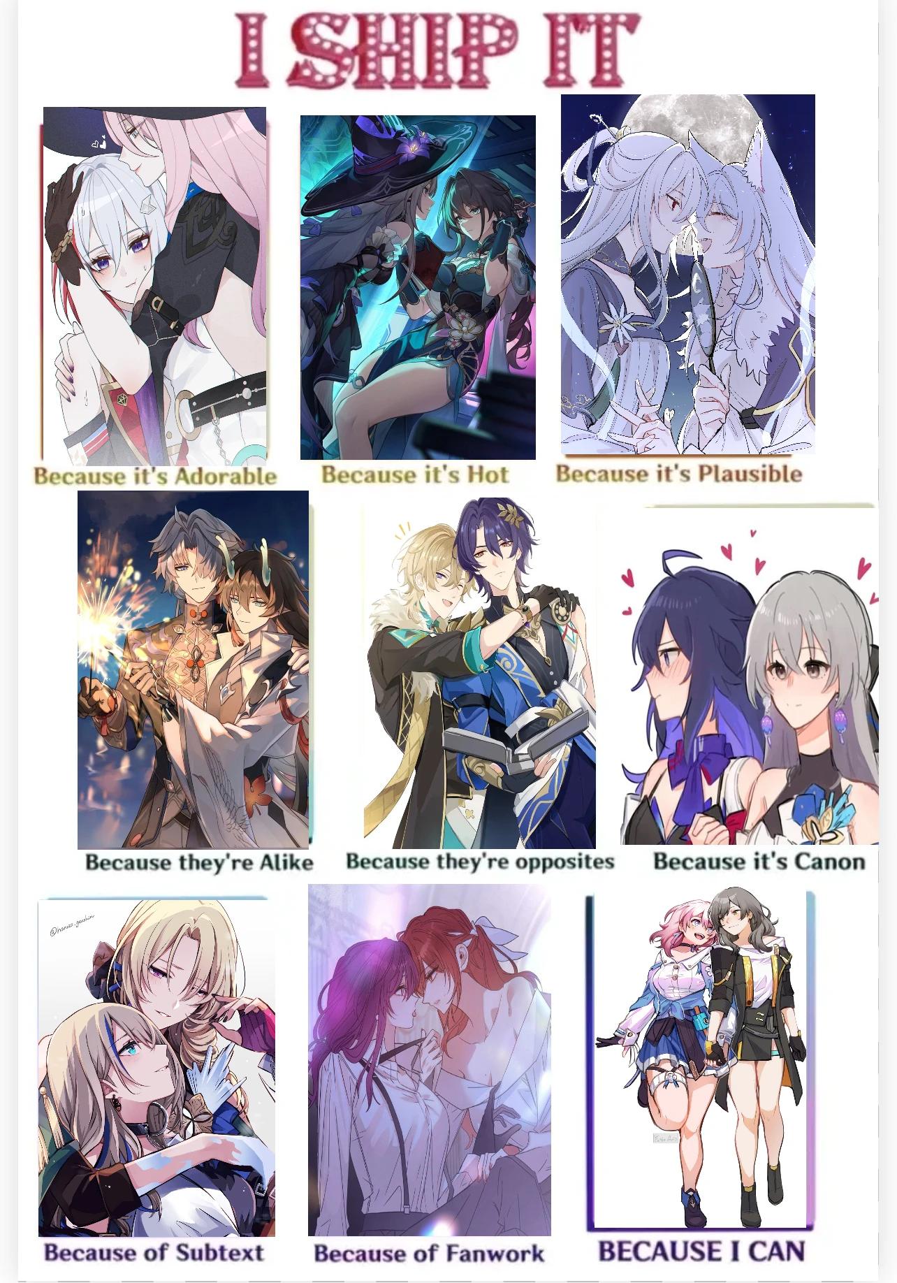 My favorite ships Honkai: Star Rail | HoYoLAB