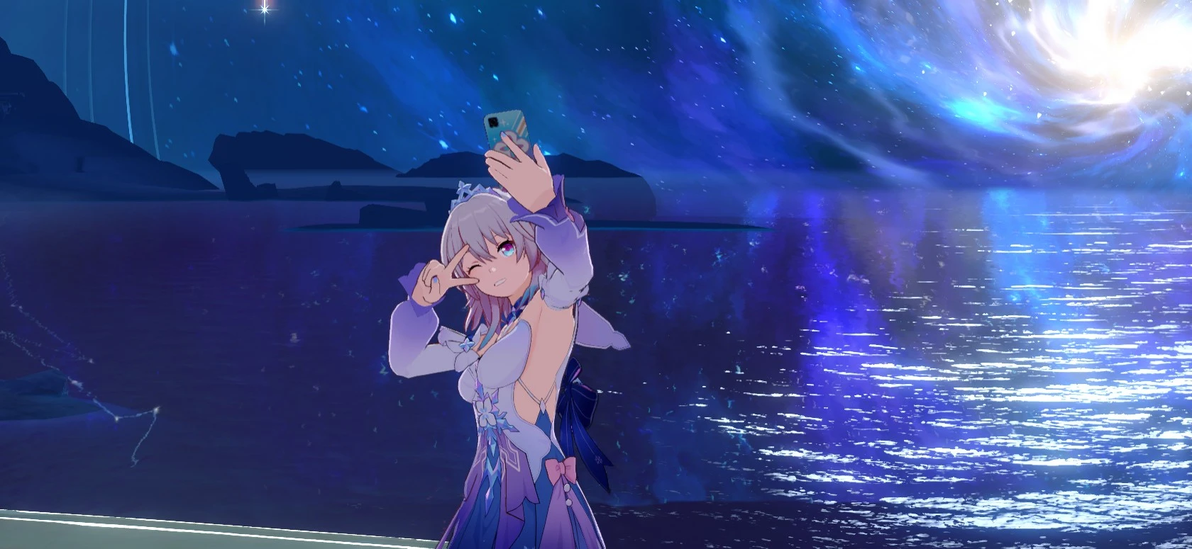 March 7th stands before the Vortex of Genesis Honkai: Star Rail | HoYoLAB