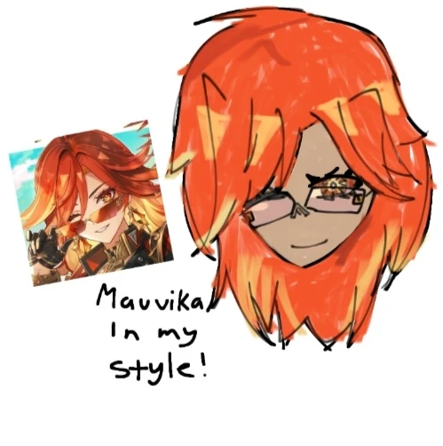 Mauvika in my style!! Genshin Impact | HoYoLAB