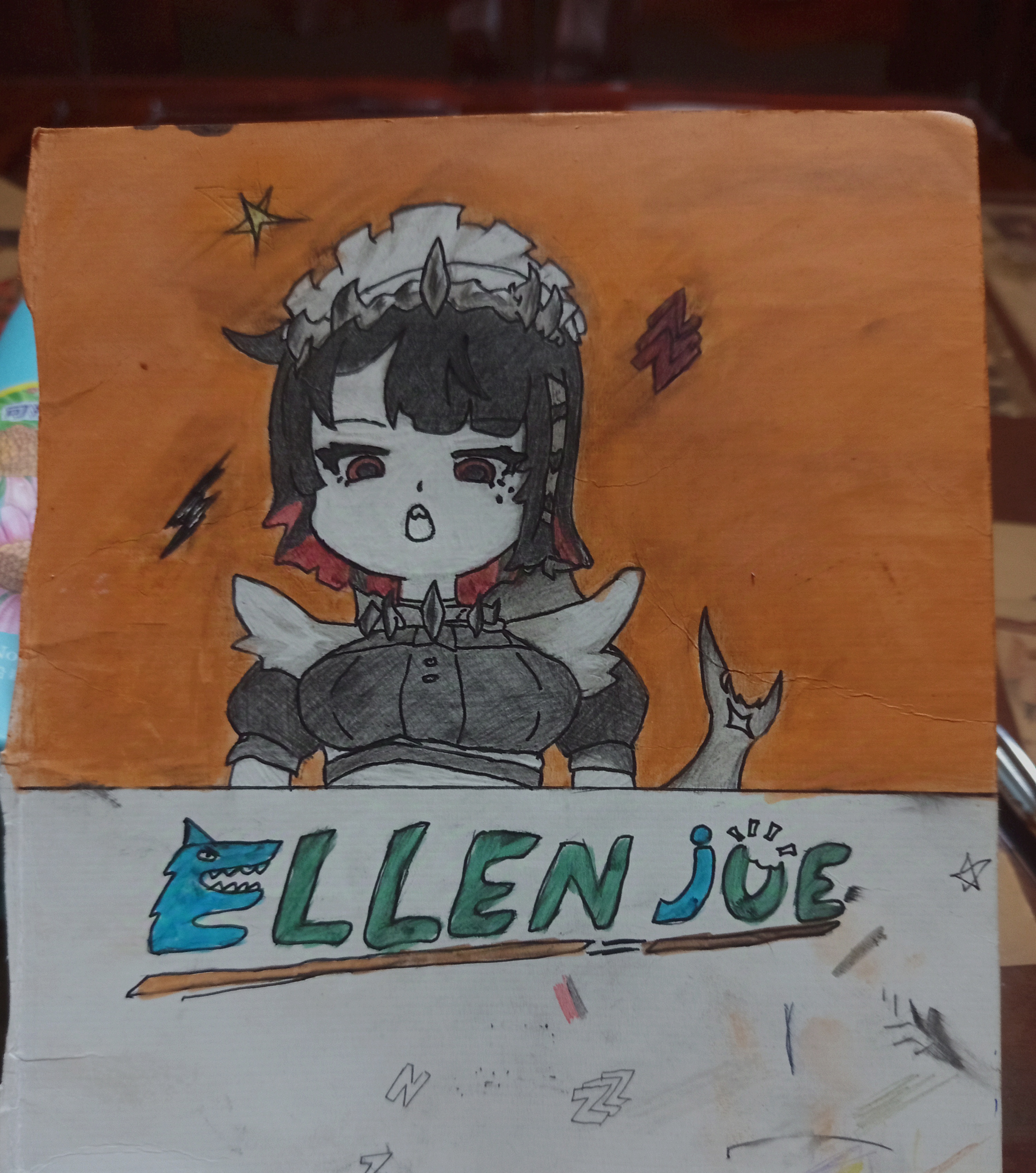 Ellen joe Fan art / ... Zenless Zone Zero | HoYoLAB