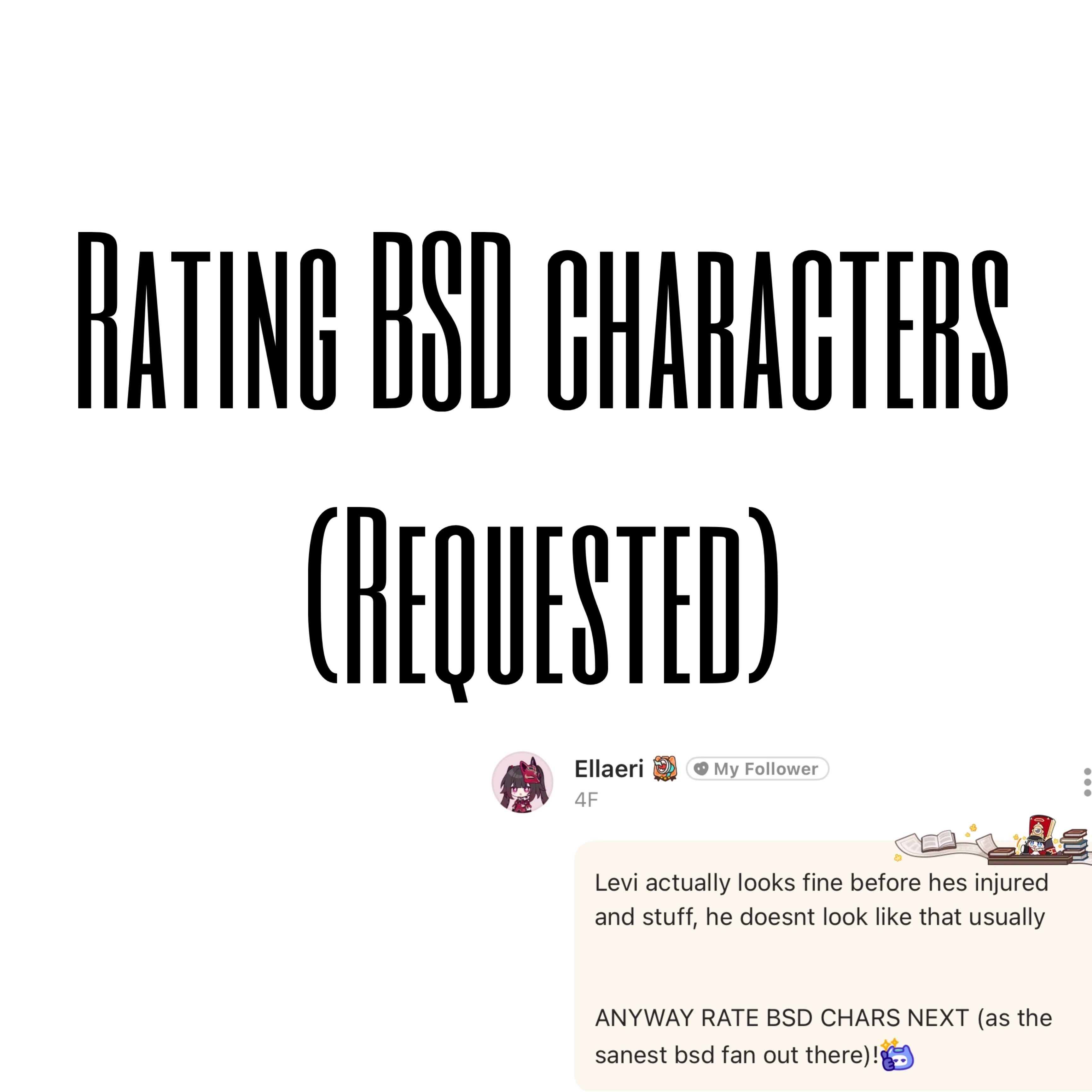 Rating BSD Characters | HoYoLAB