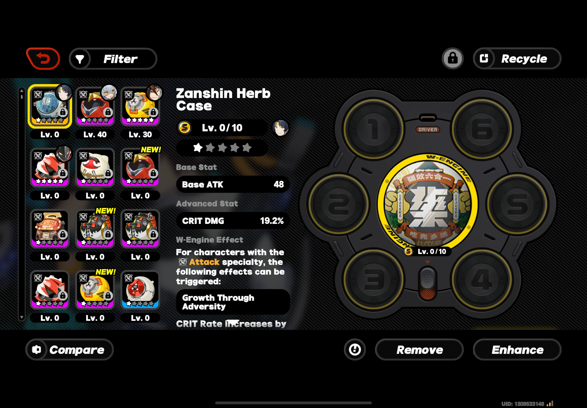 Accidentally got harumasa’s w engine while trying to get Lucy’s w ...