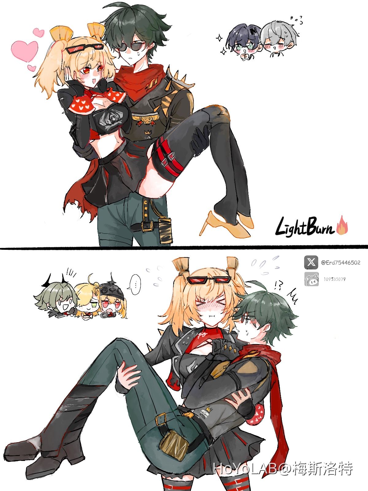 小漫畫-萊特柏妮思/LightBurn（Burnice＆Lighter ）(中英日) Zenless Zone Zero | HoYoLAB