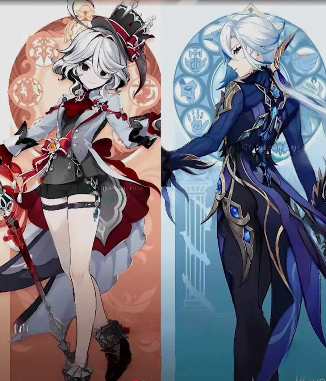 Palette swap Furina × Arlecchino Genshin Impact | HoYoLAB