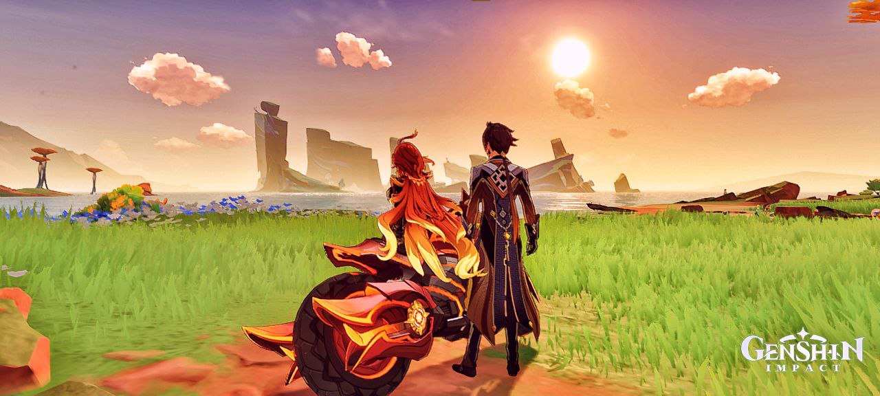 Watching the sunset with Natlan sun Genshin Impact | HoYoLAB