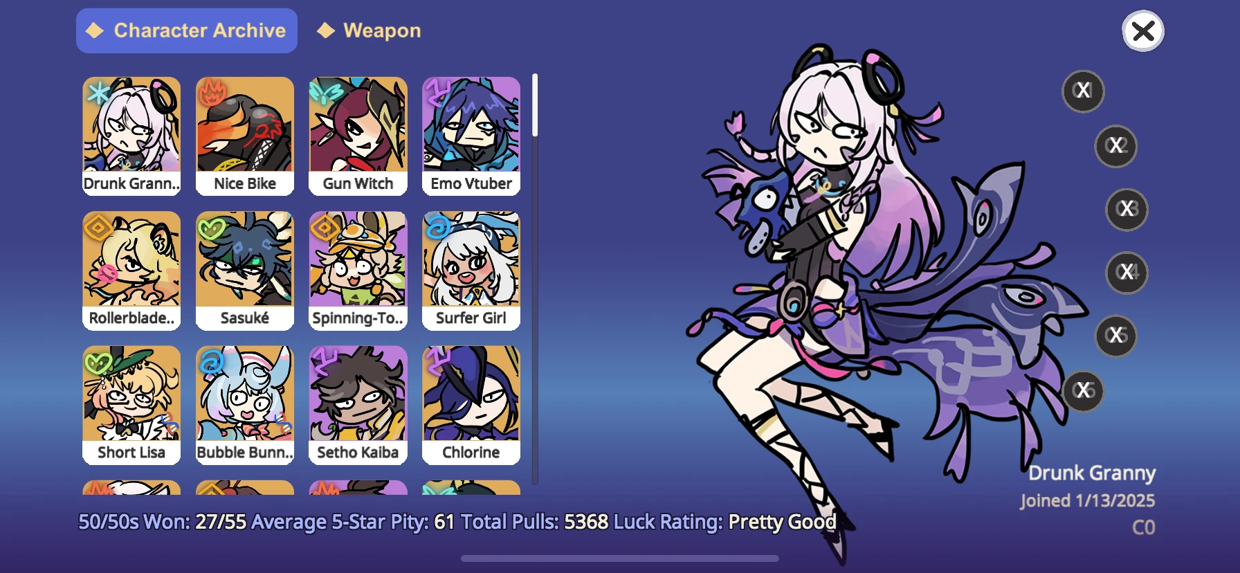 Finally got everyone in silly wisher!! Genshin Impact | HoYoLAB