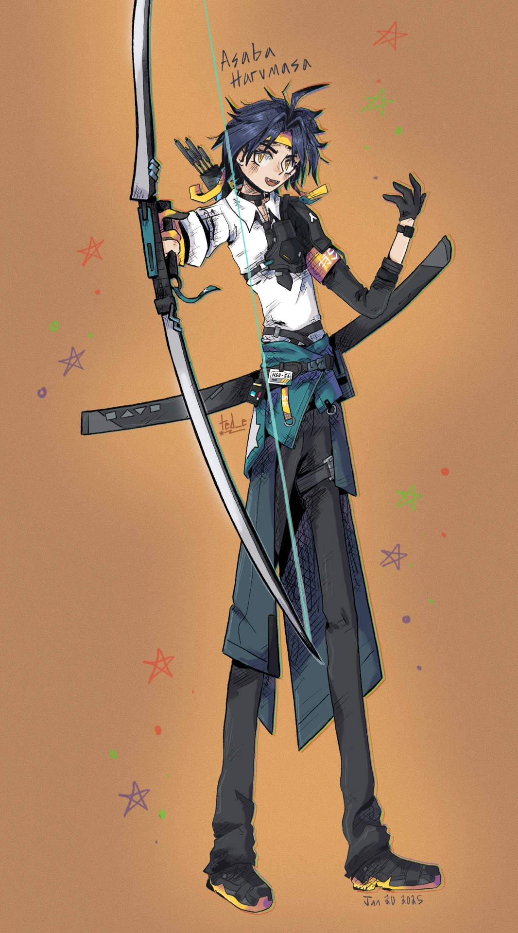 asaba harumasa art (i hope i spelled that right) Zenless Zone Zero ...