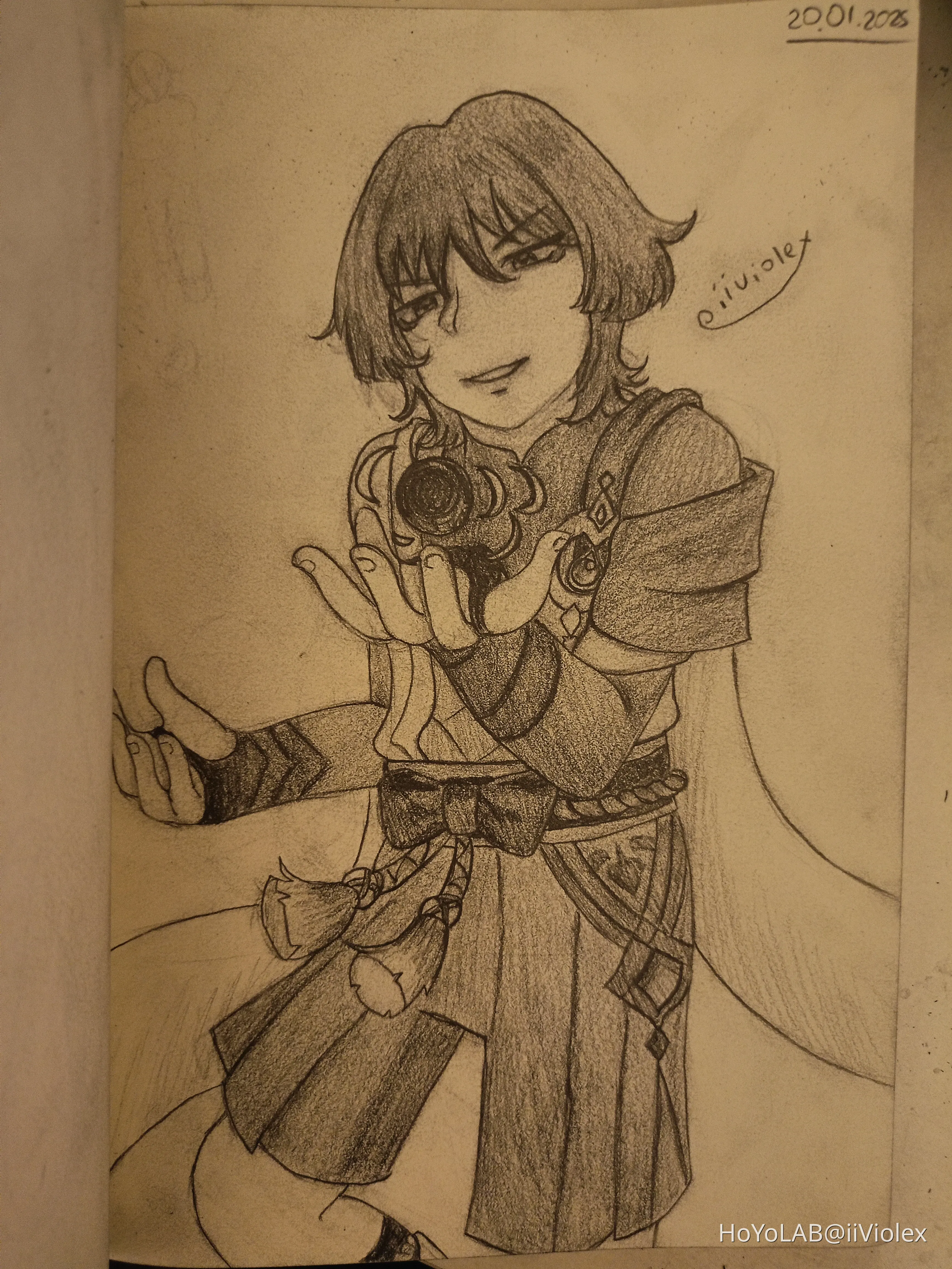 Wanderer Fan Art by me! Genshin Impact | HoYoLAB