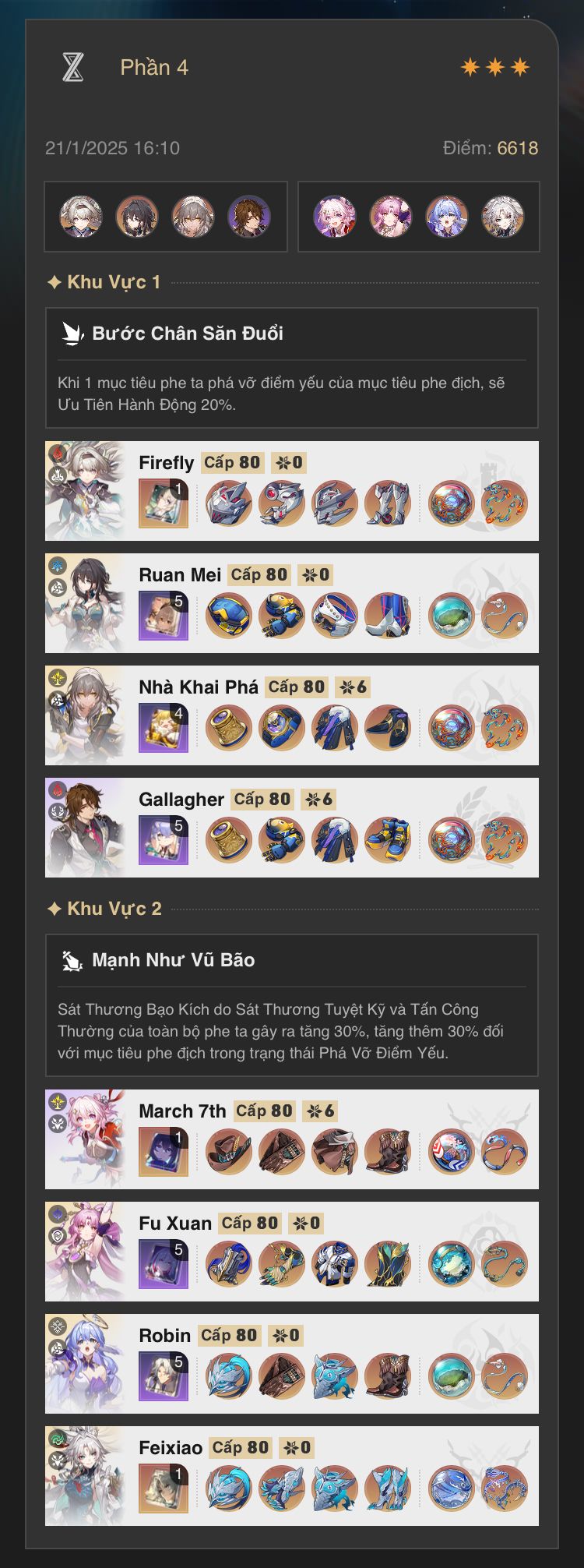 Pretty hard season without E2 Firefly or The Herta Honkai: Star Rail | HoYoLAB