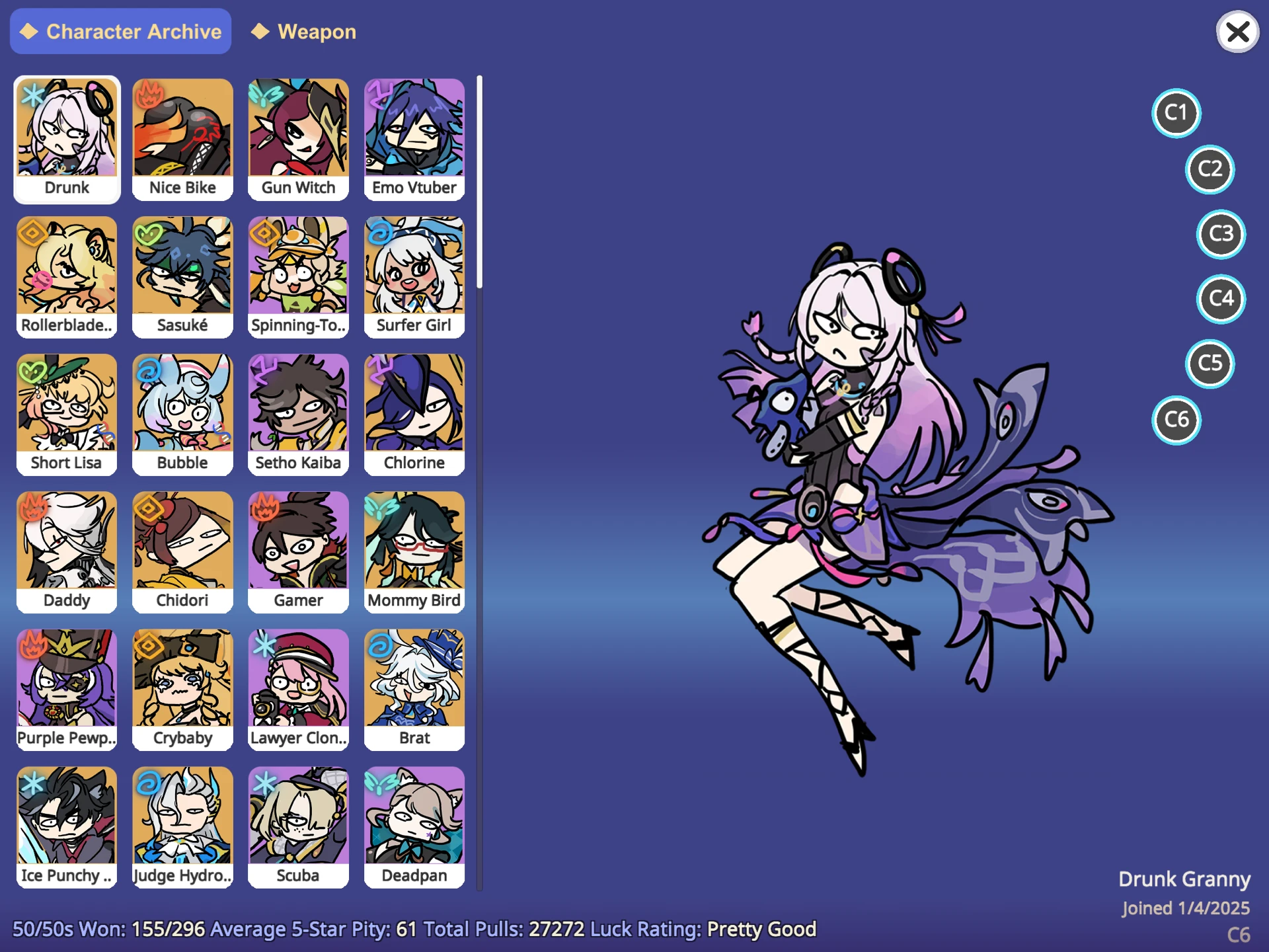 Finally C6 all characters!!! (Silly wisher) Genshin Impact | HoYoLAB