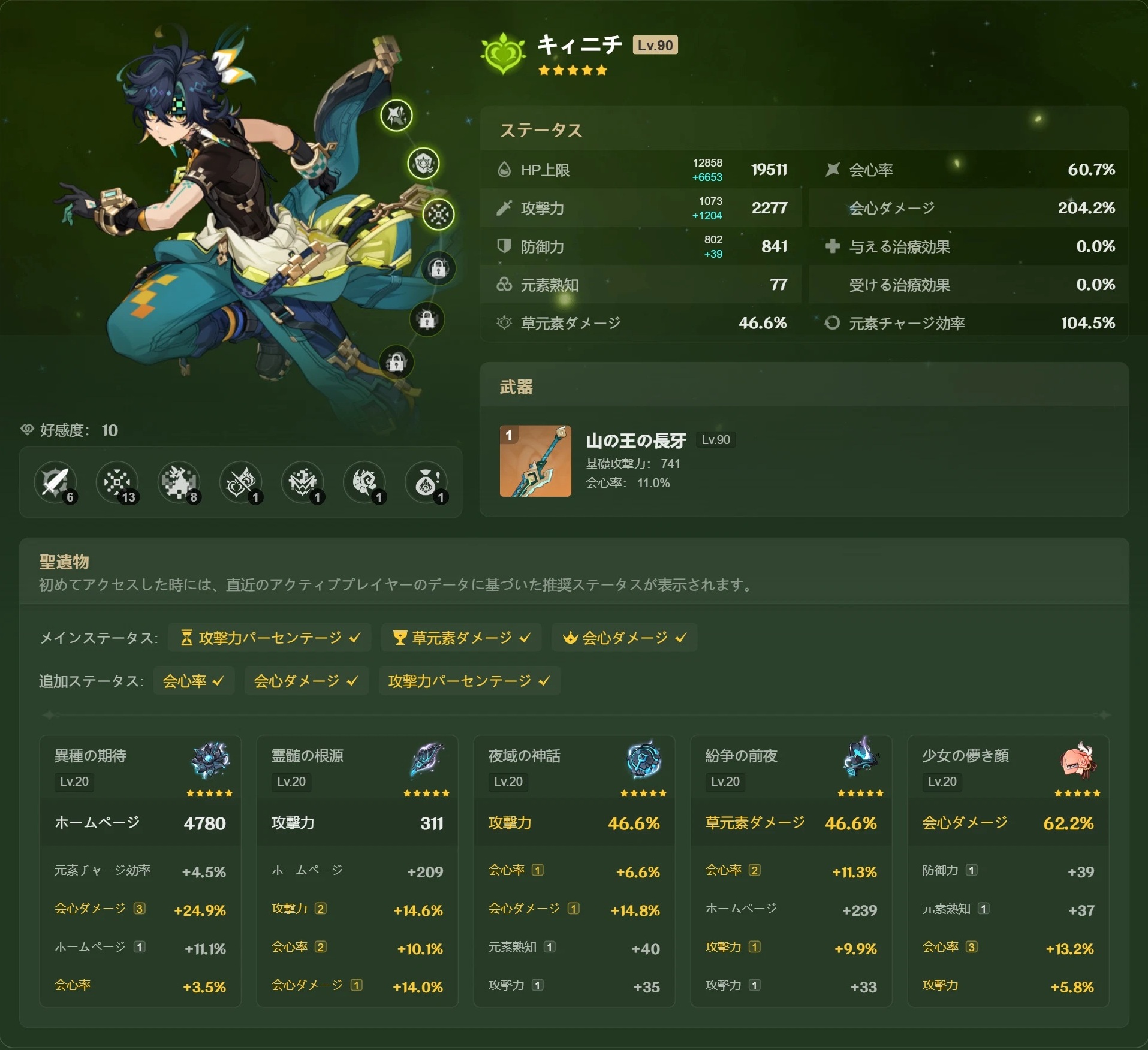 原神日記287【 ver.5.3 前半 聖遺物 堀 - 継続 -】 Genshin Impact | HoYoLAB