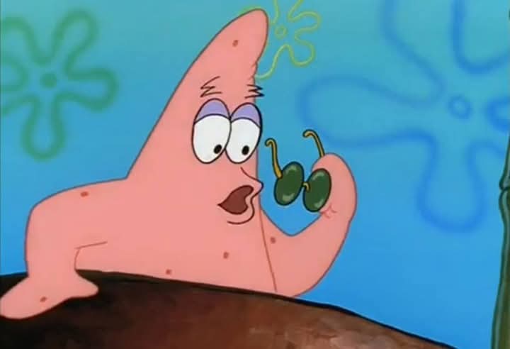 Patrick with green glasses | HoYoLAB