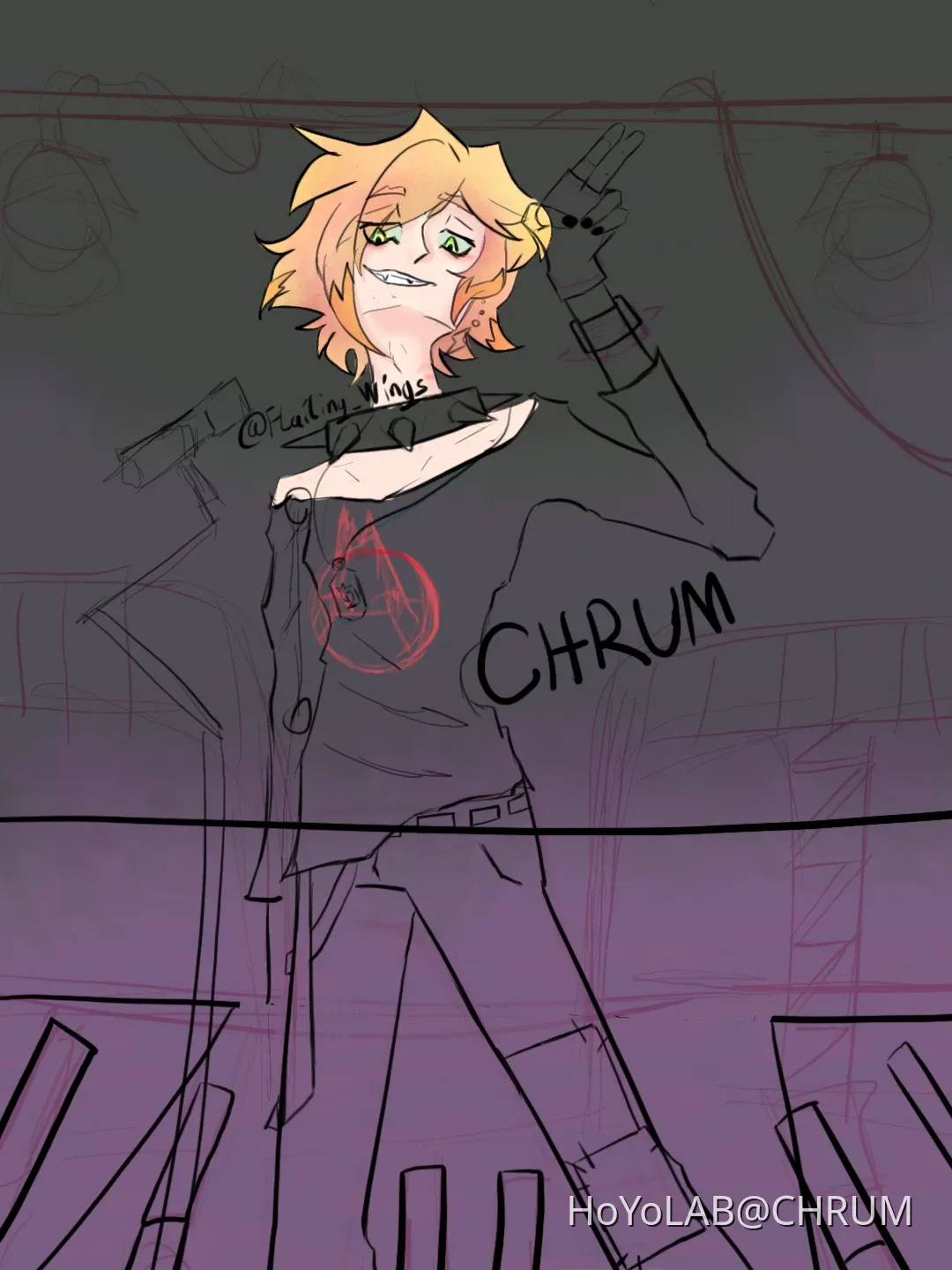 Drawing one of my BSD OCs | HoYoLAB