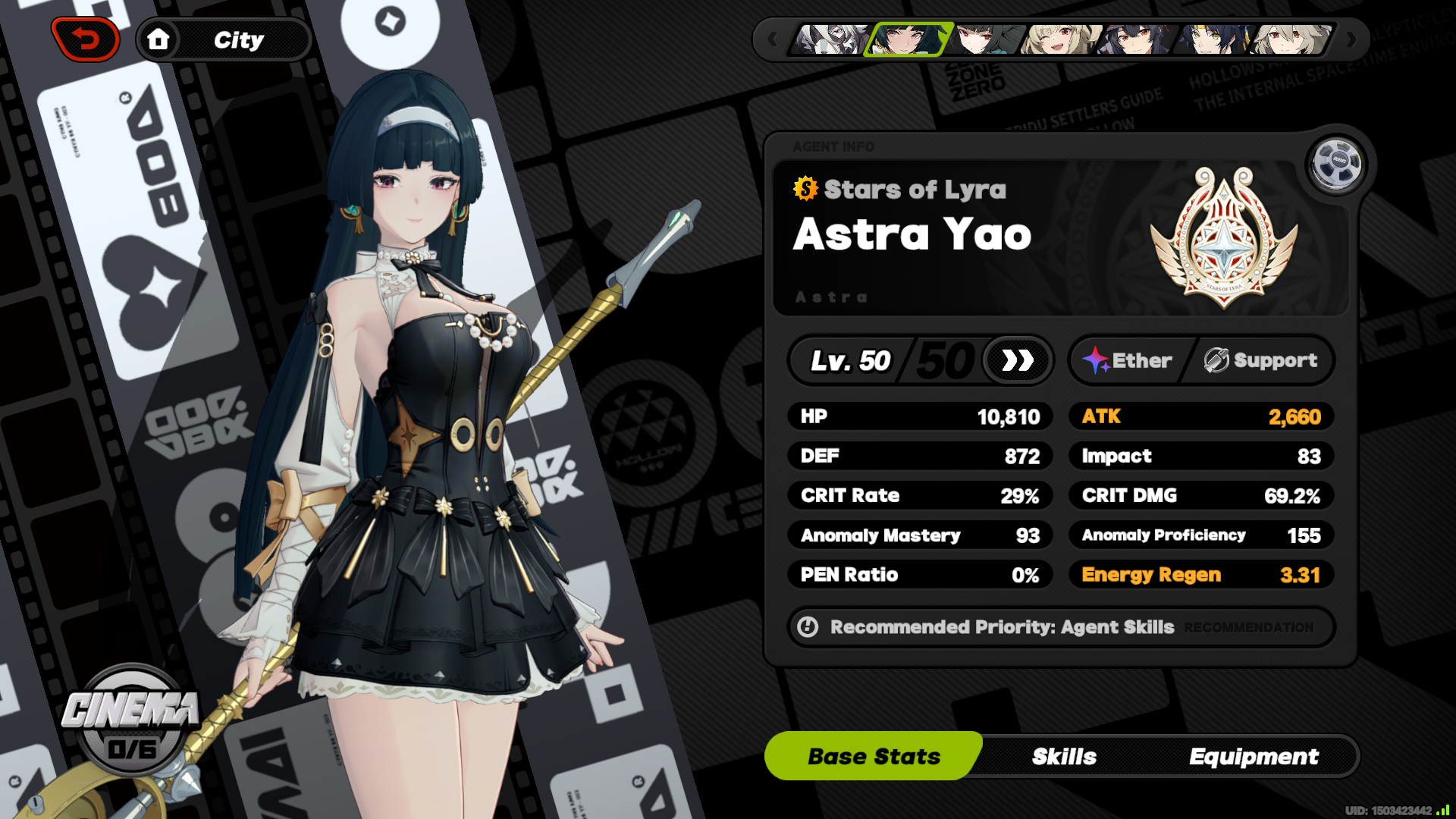How's your day 1 Astra build? Zenless Zone Zero | HoYoLAB