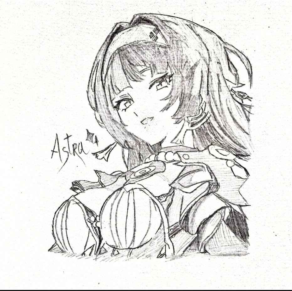 Astra Sketch Drawing! ️ Zenless Zone Zero | HoYoLAB
