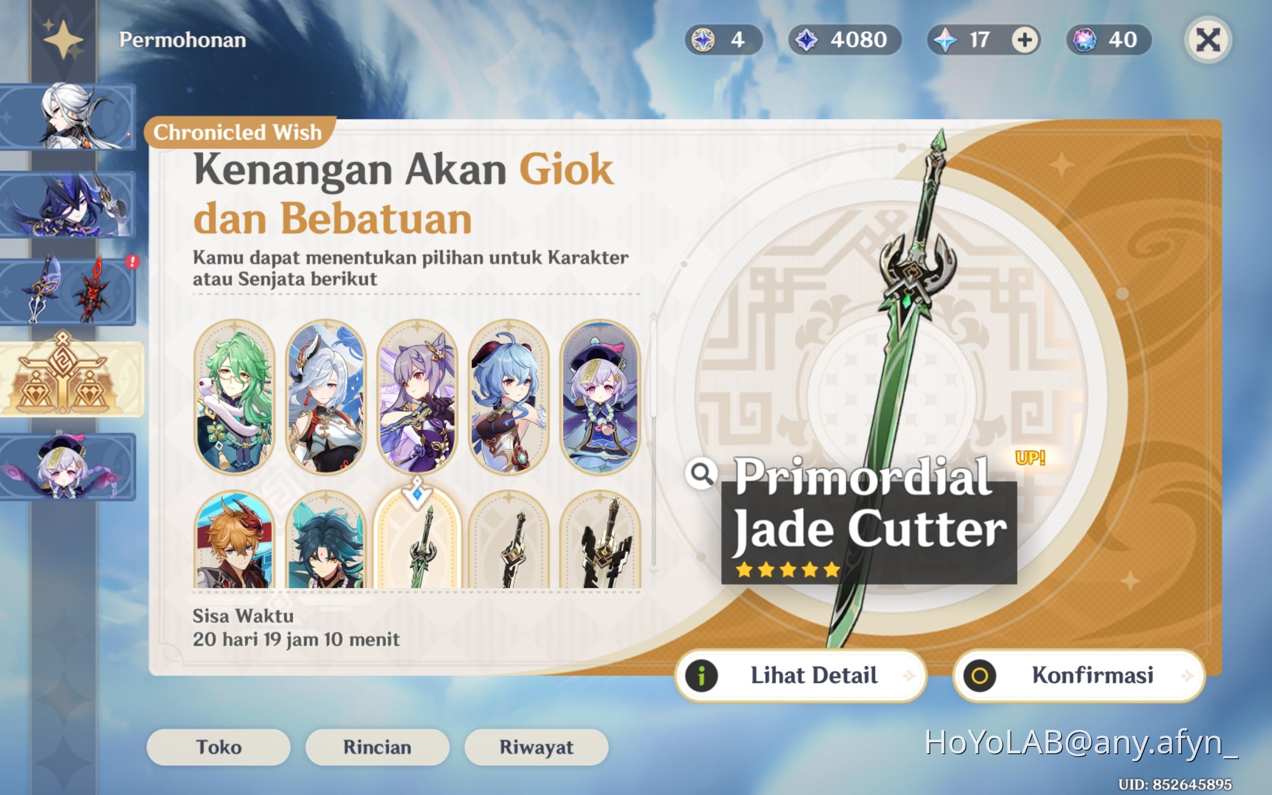 ku kira free...sistem pilihnya gimana ngga faham Genshin Impact | HoYoLAB