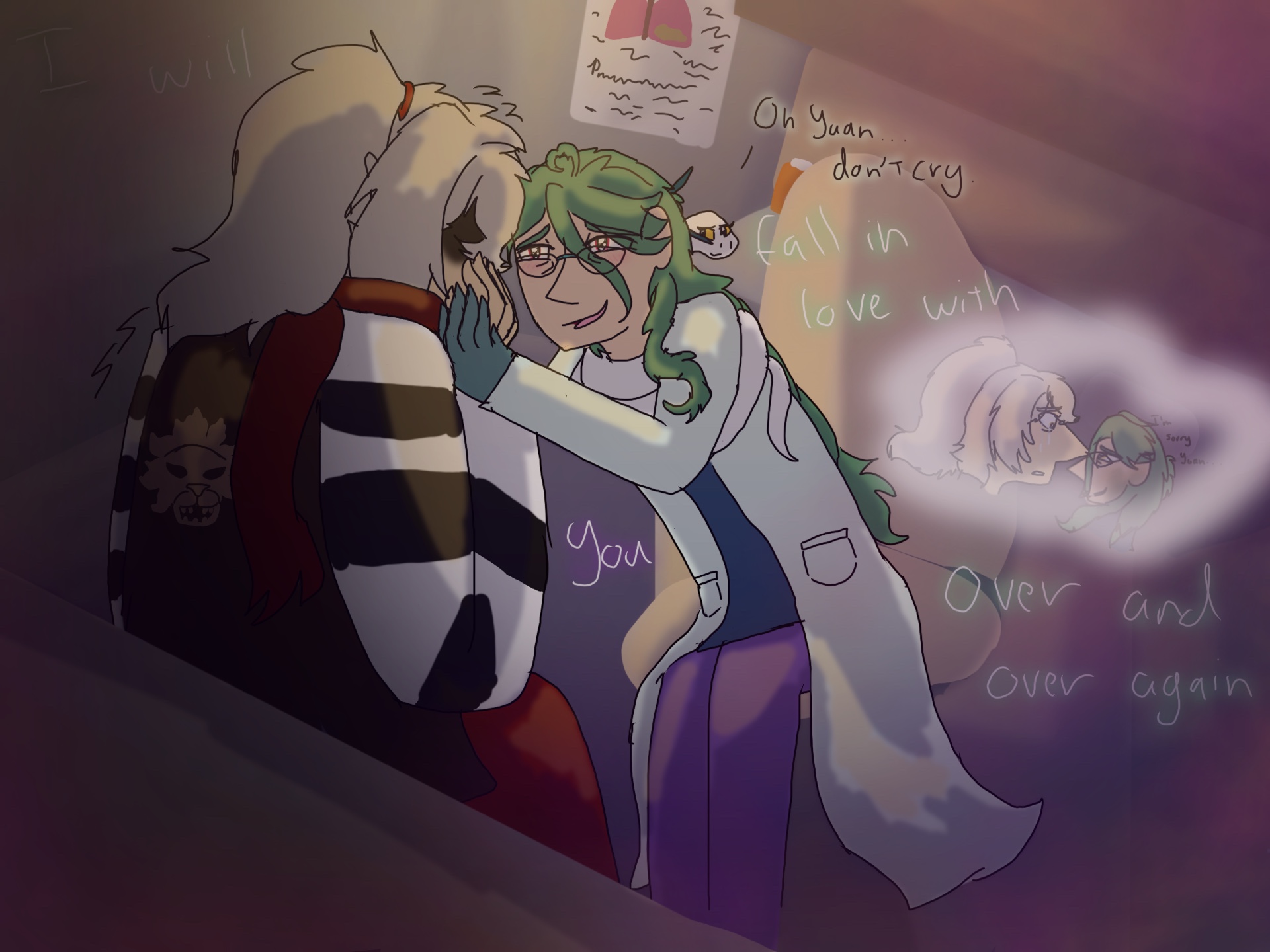 (Reincarnation AU) “This was Baizhu. The pink eyes were the only ...