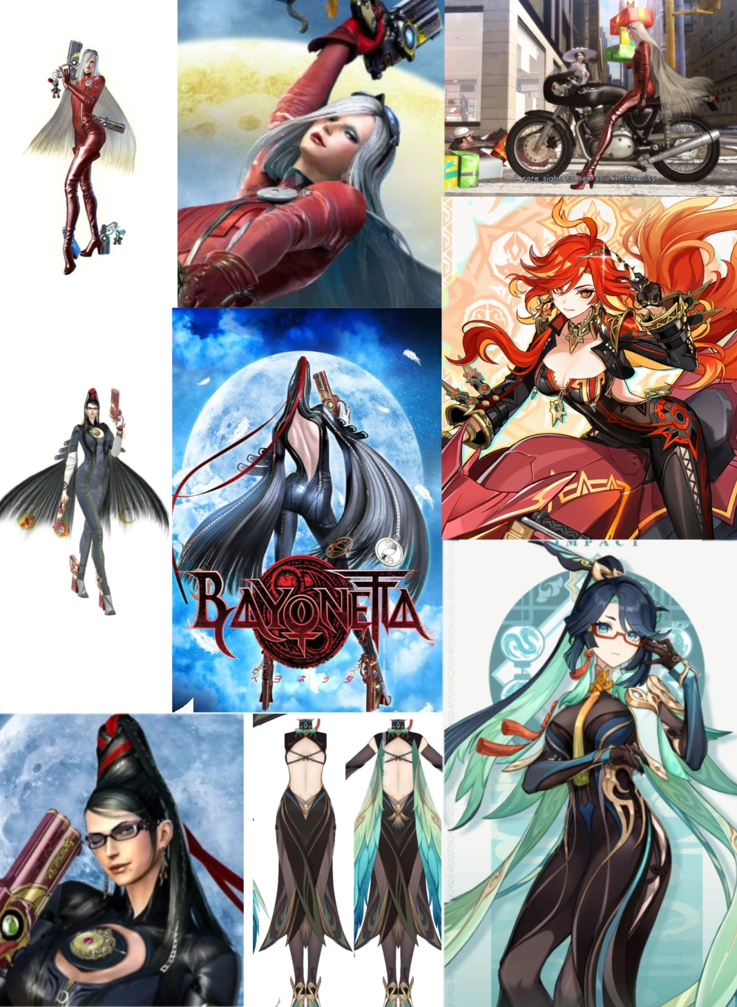 The Genshin variants of Bayonetta and Jeanne Genshin Impact | HoYoLAB