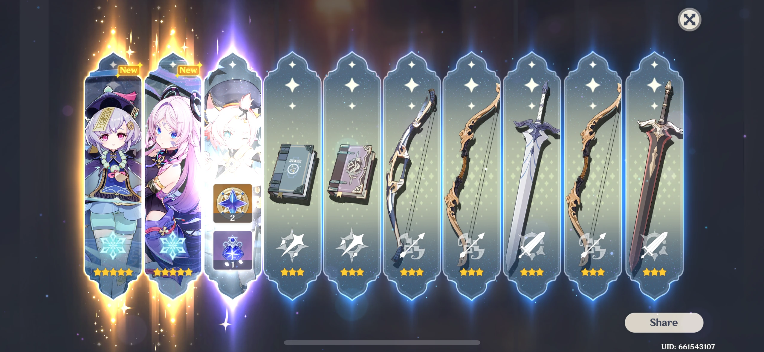 double 5 star pull Genshin Impact | HoYoLAB