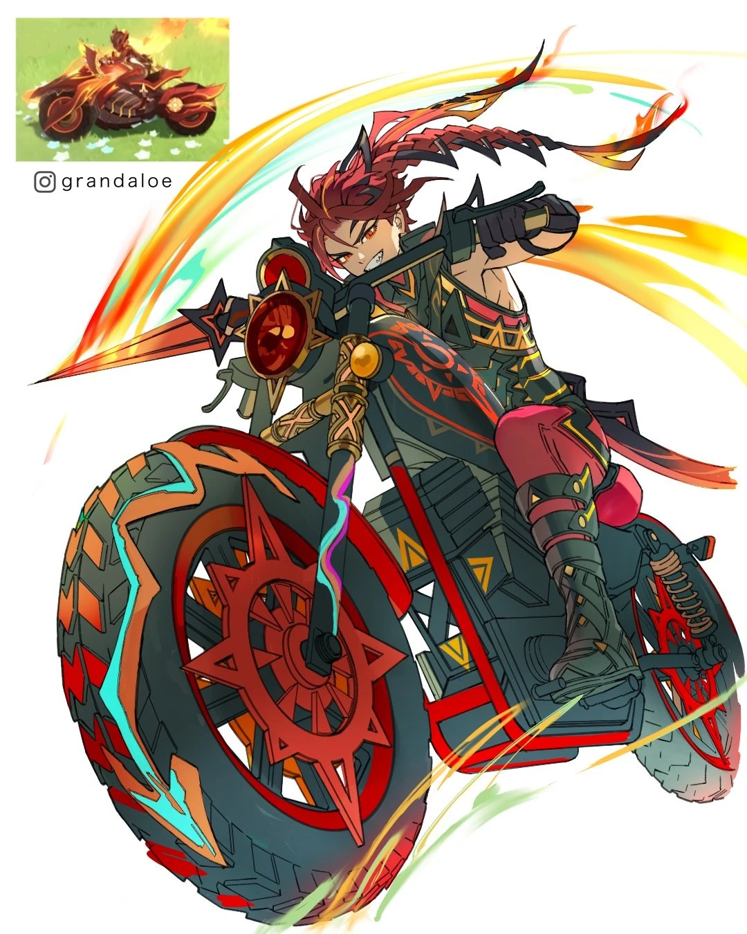 If Mavuika is the bike and the Flamestrider the rider! lol 🏍️ Genshin Impact | HoYoLAB