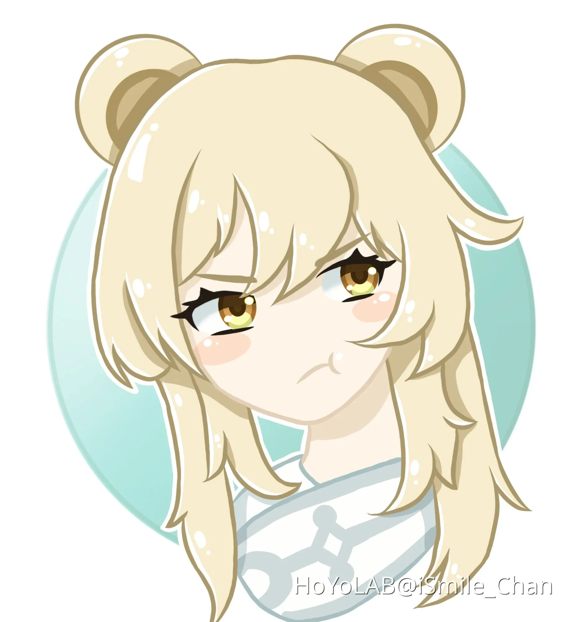 Bear-Eared Lumine (Sketch+Digital) Genshin Impact | HoYoLAB