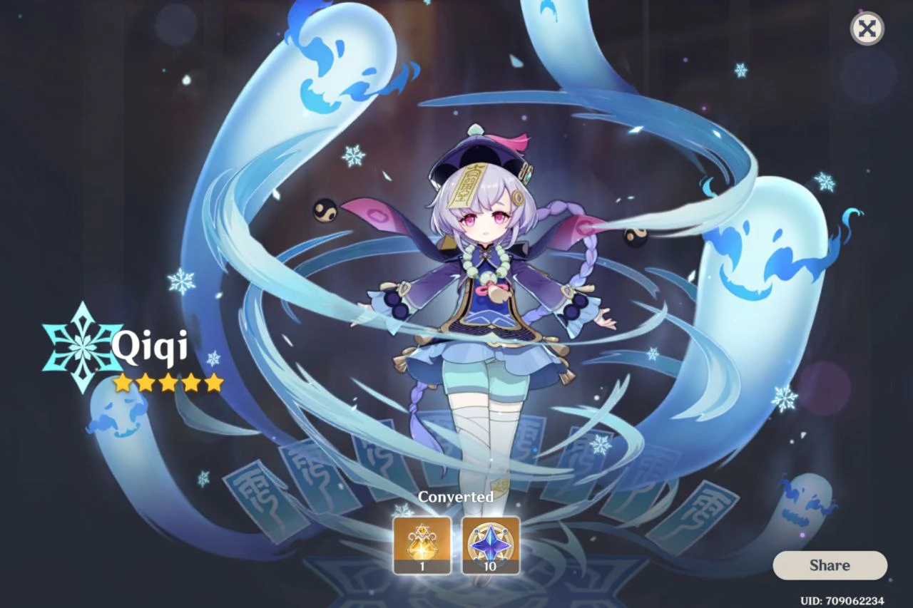 Qiqi pulls Genshin Impact | HoYoLAB
