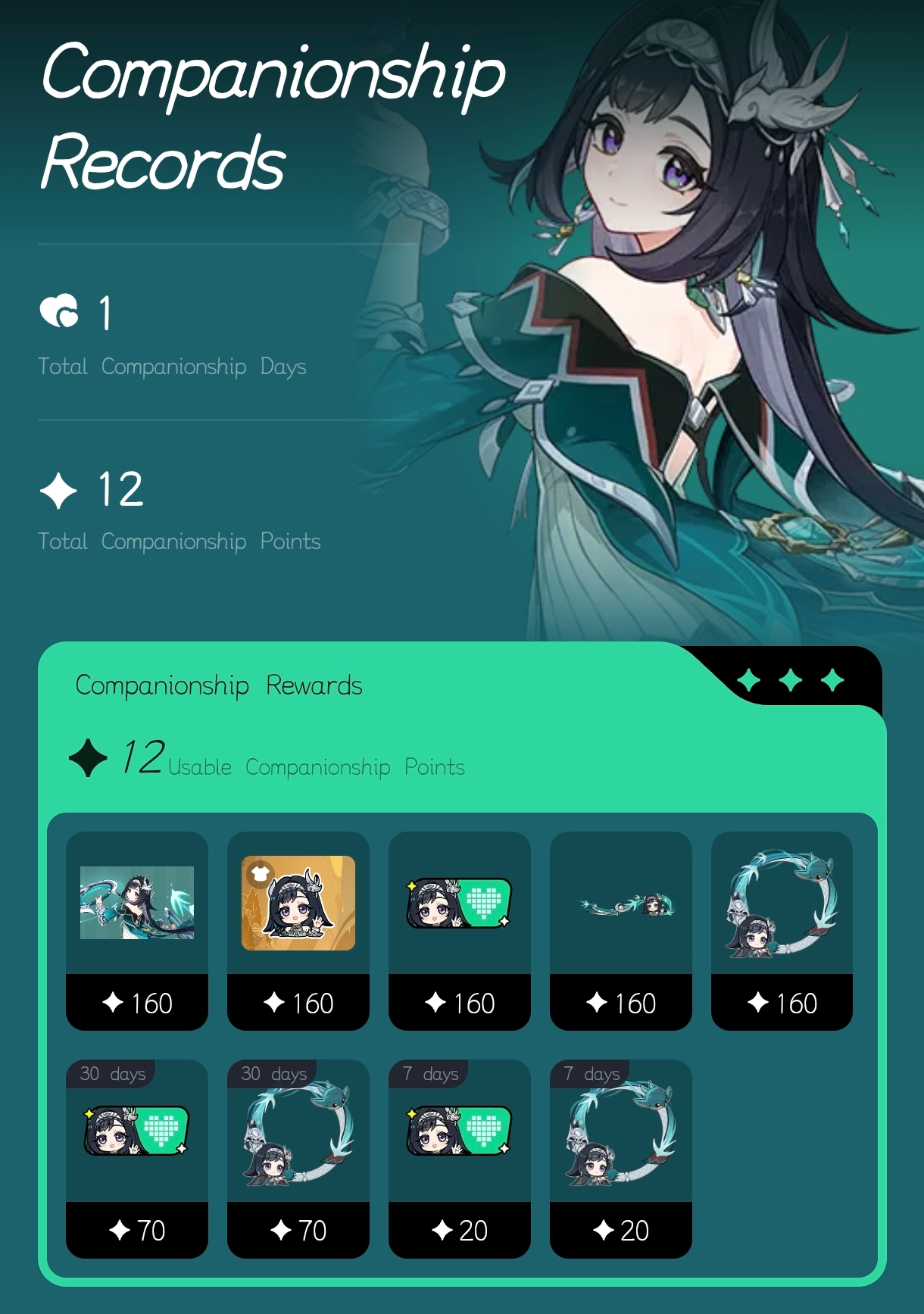 【GI】Character Companionship App Entry Genshin Impact | HoYoLAB