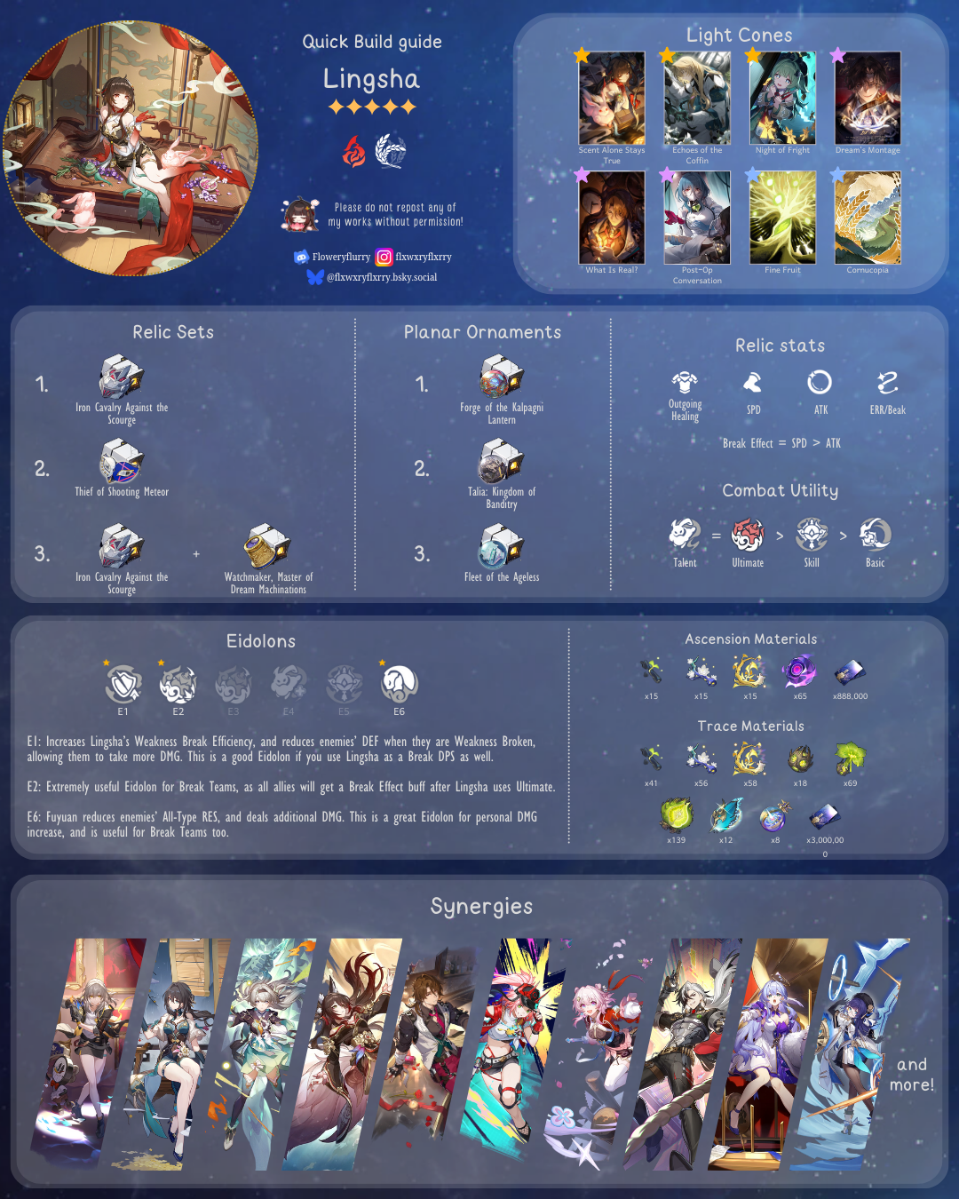 [StarRail3.0] Lingsha Quick Build Guide 🔥 Honkai: Star Rail | HoYoLAB